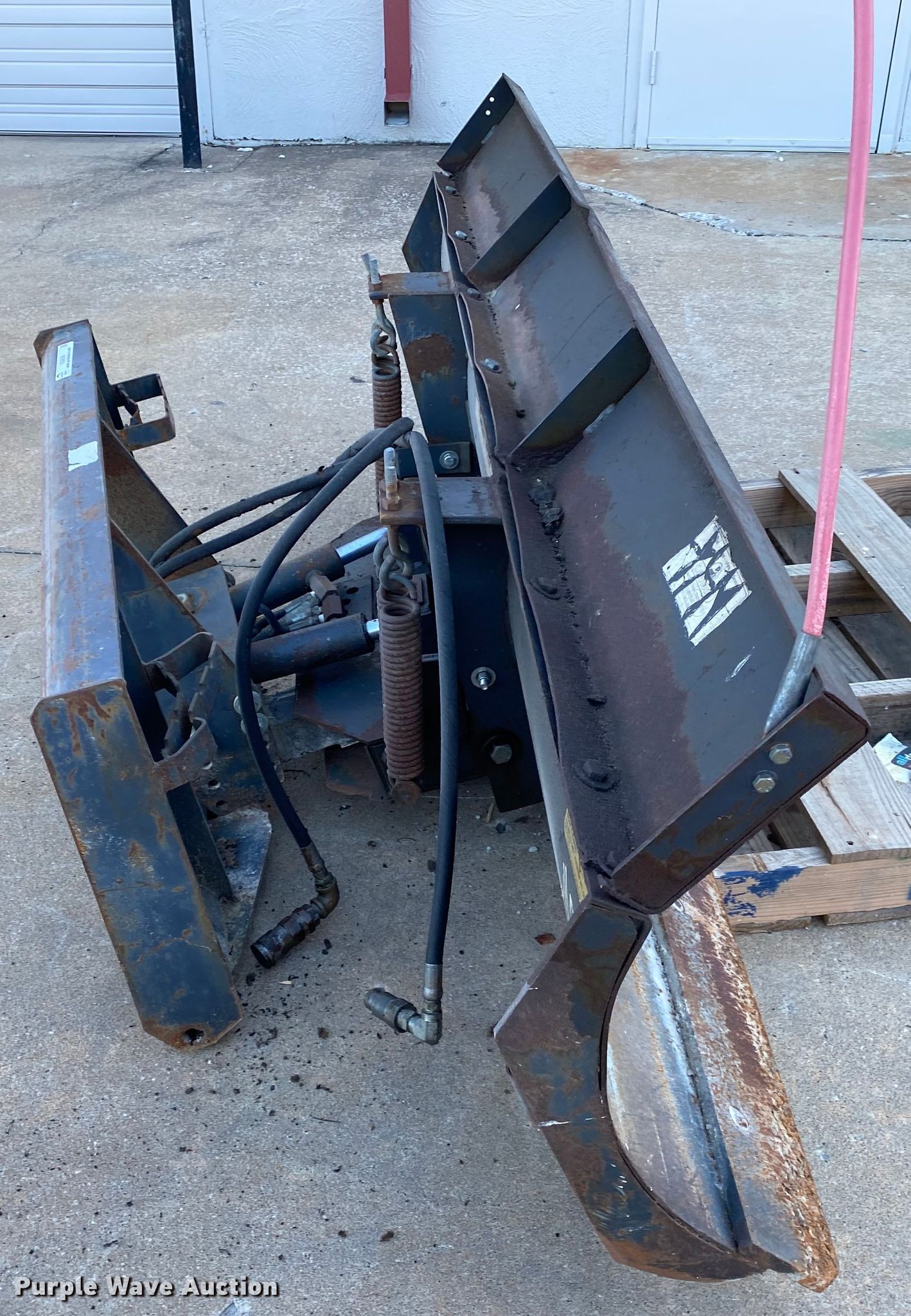 Kwik-Way 7' W skid steer snow plow in Tulsa, OK | Item IG9656 sold ...