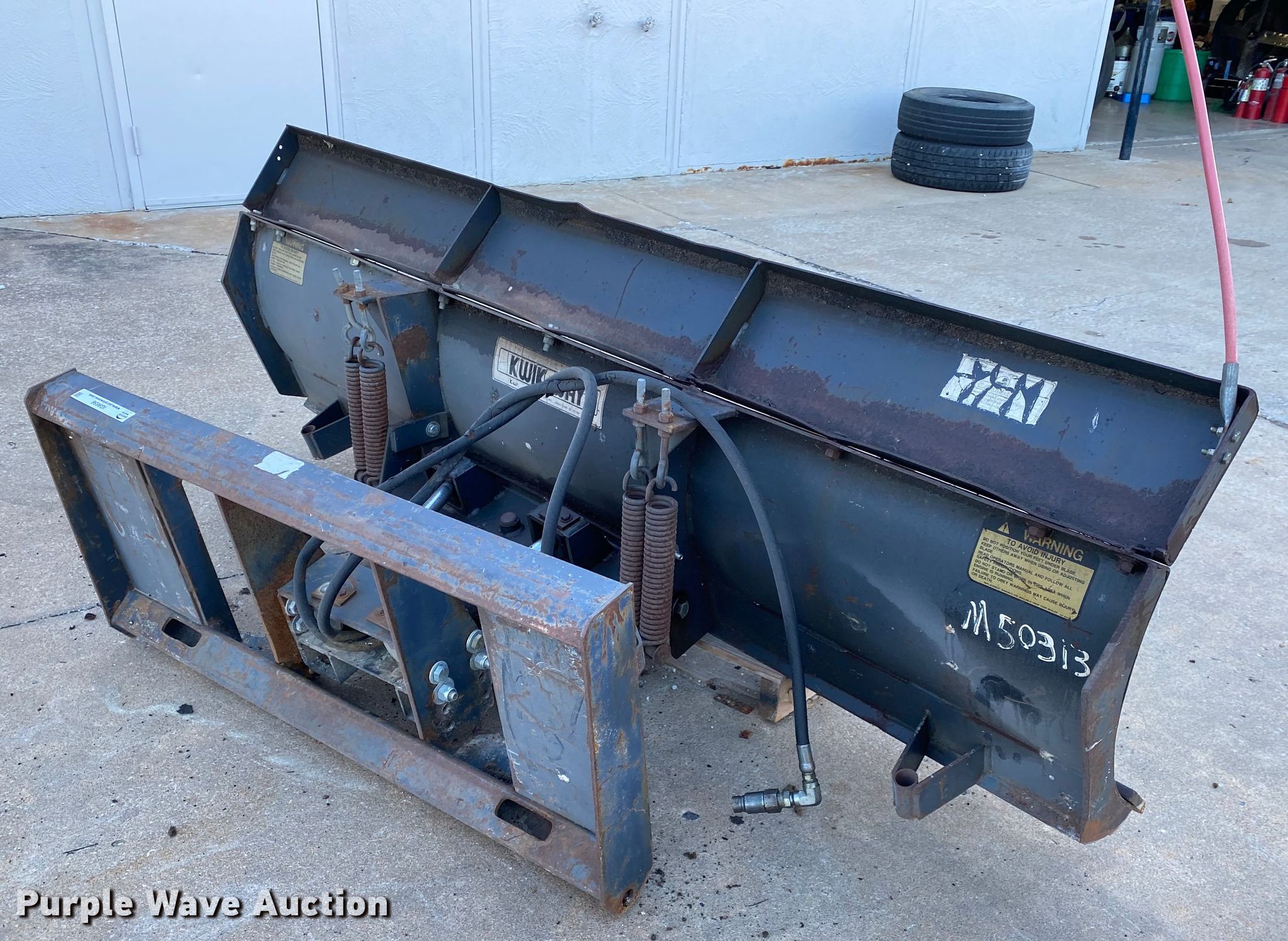 Kwik-Way 7' W skid steer snow plow in Tulsa, OK | Item IG9656 sold ...