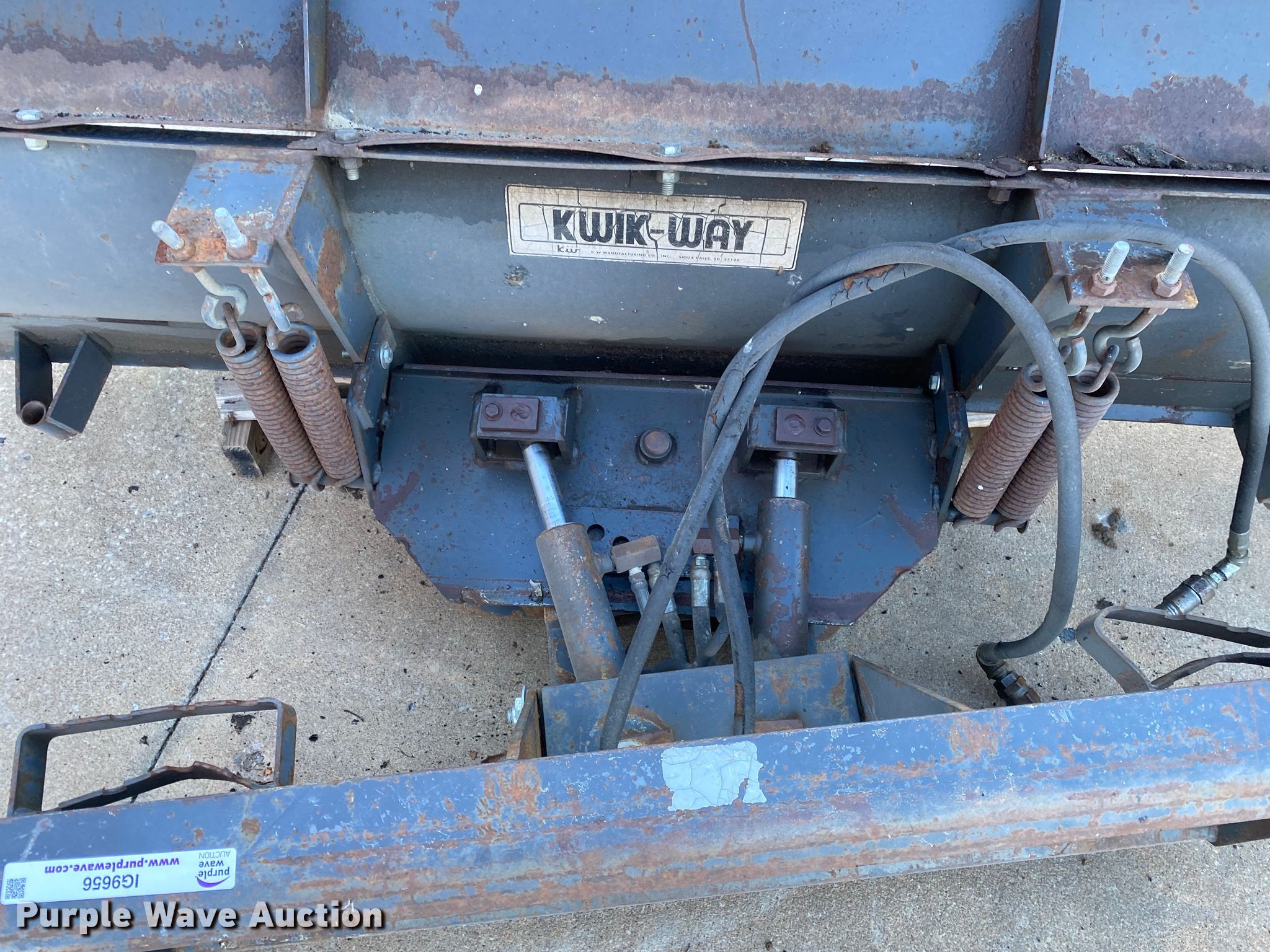 Kwik-Way 7' W skid steer snow plow in Tulsa, OK | Item IG9656 sold ...