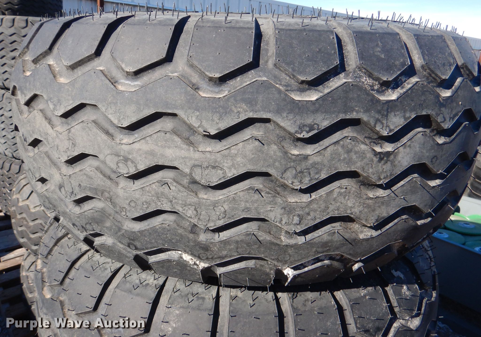 (4) Goodyear FS24 380/55R16.5 tires and wheels in Assaria, KS | Item ...