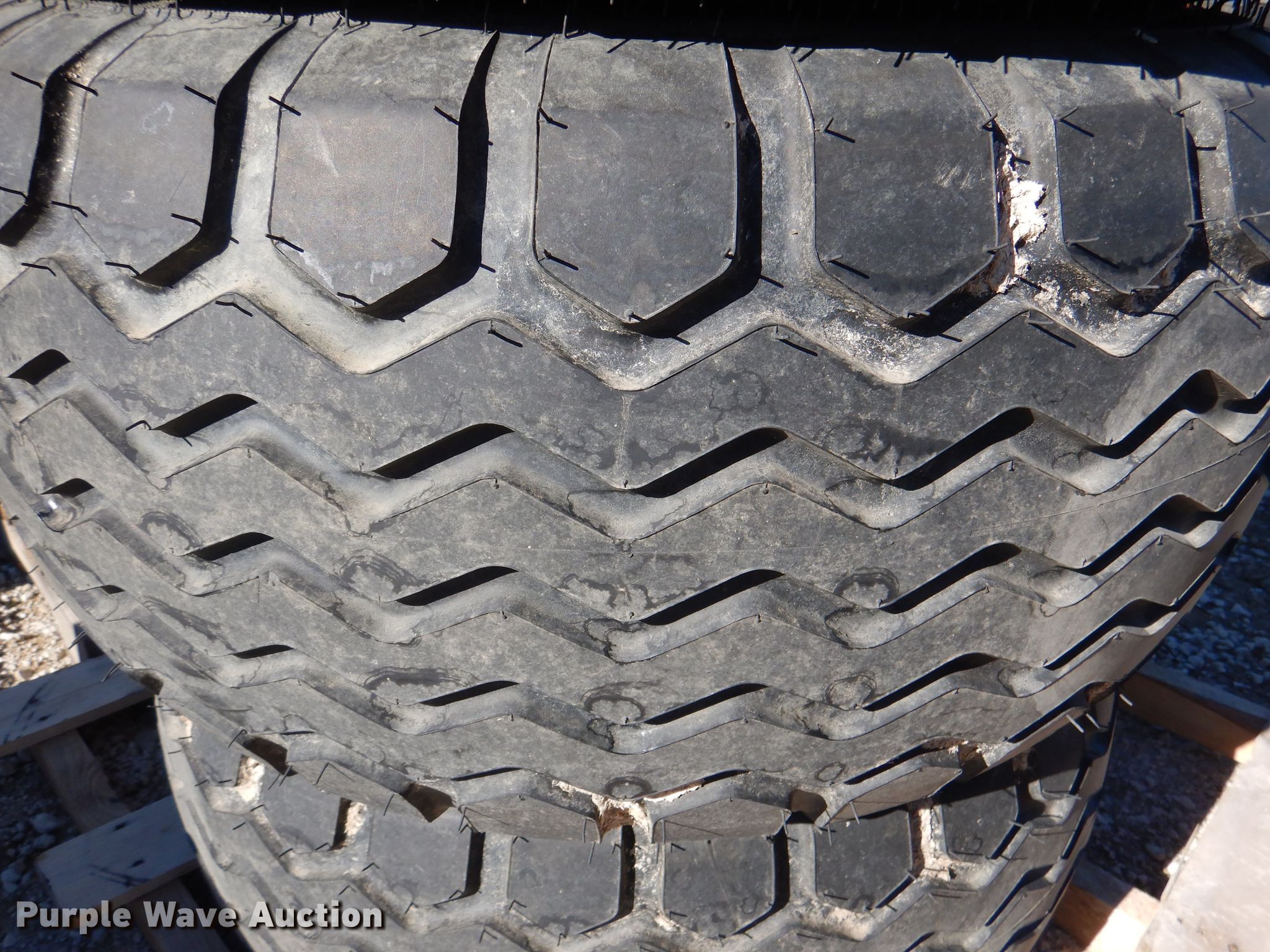 (4) Goodyear FS24 380/55R16.5 tires and wheels in Assaria, KS | Item ...