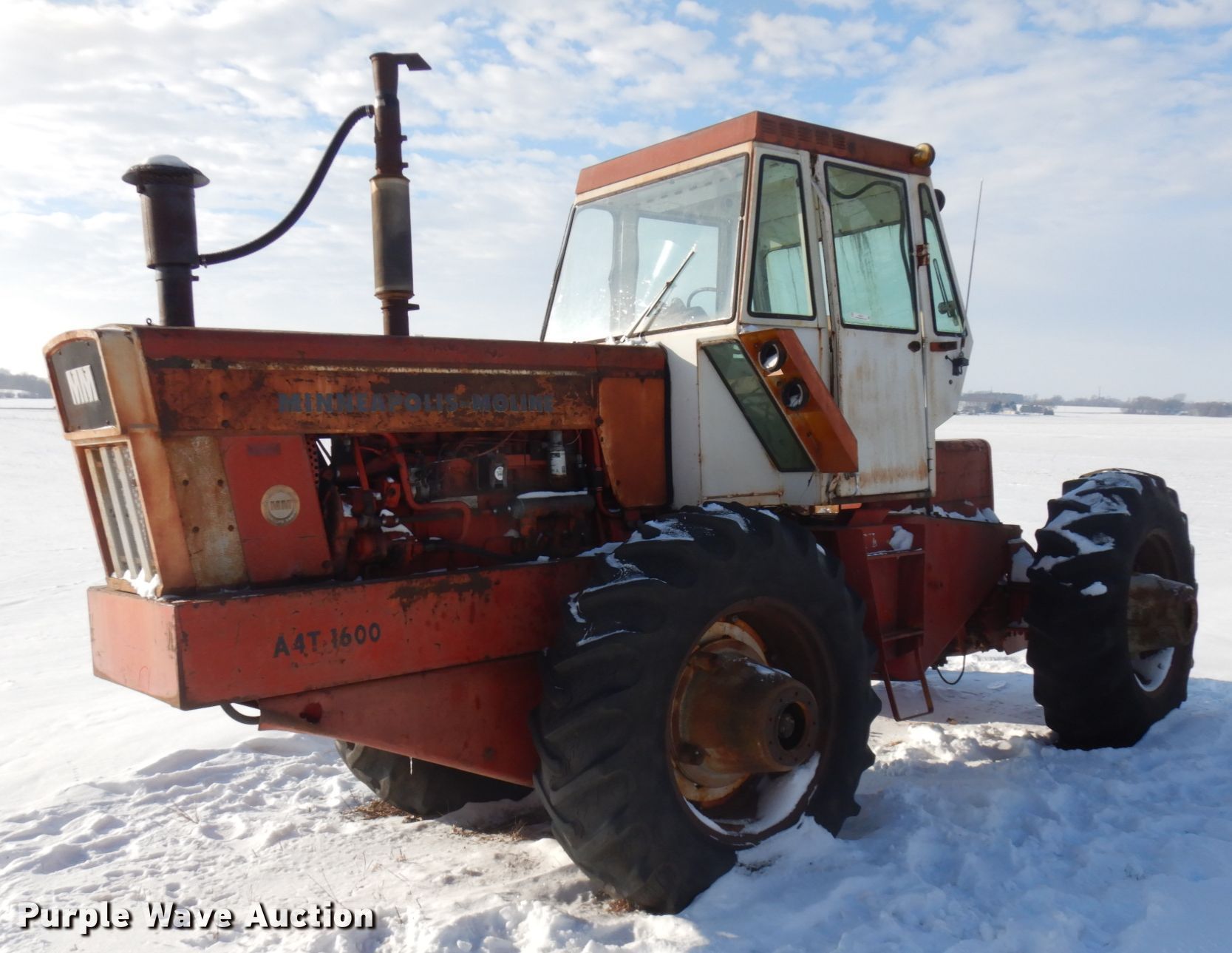 1972 Minneapolis Moline A4T-1600 4WD tractor in Hampton, MN | Item ...