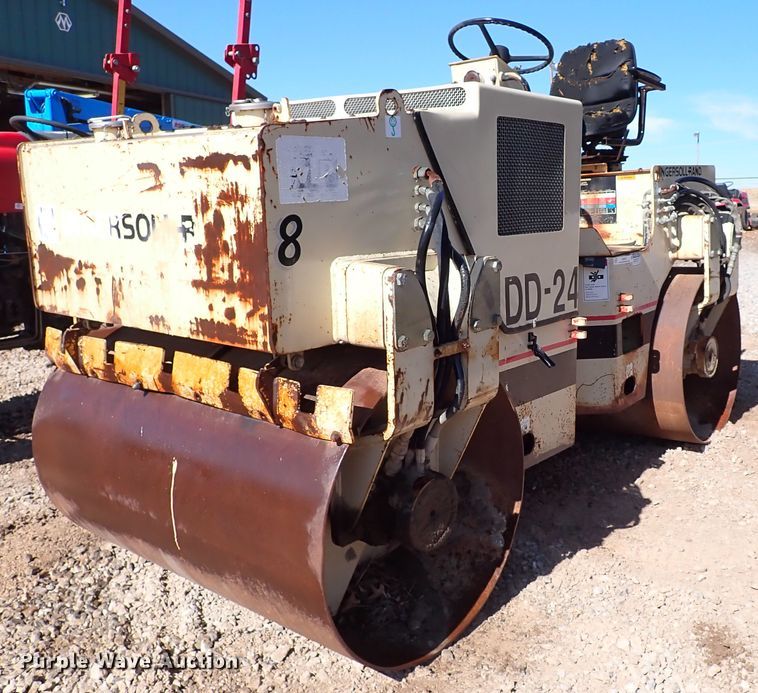 Ingersoll Rand DD-24 double drum vibratory roller in Norman, OK | Item ...