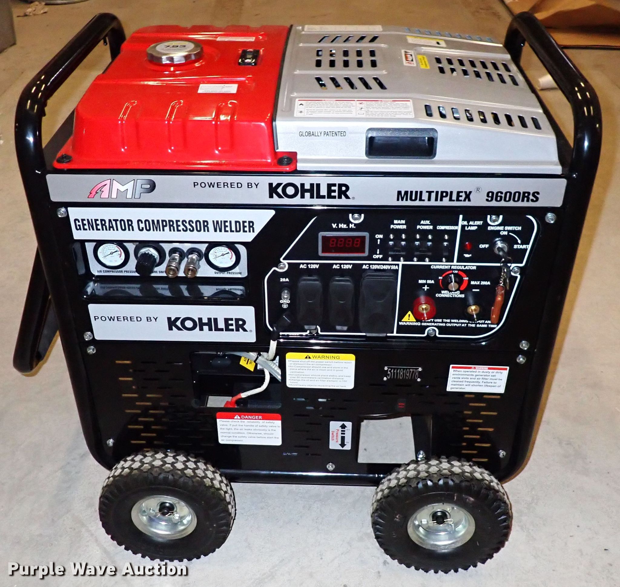 Kohler Multiplex 9600RS welder/generator/air compressor in Hutchinson ...