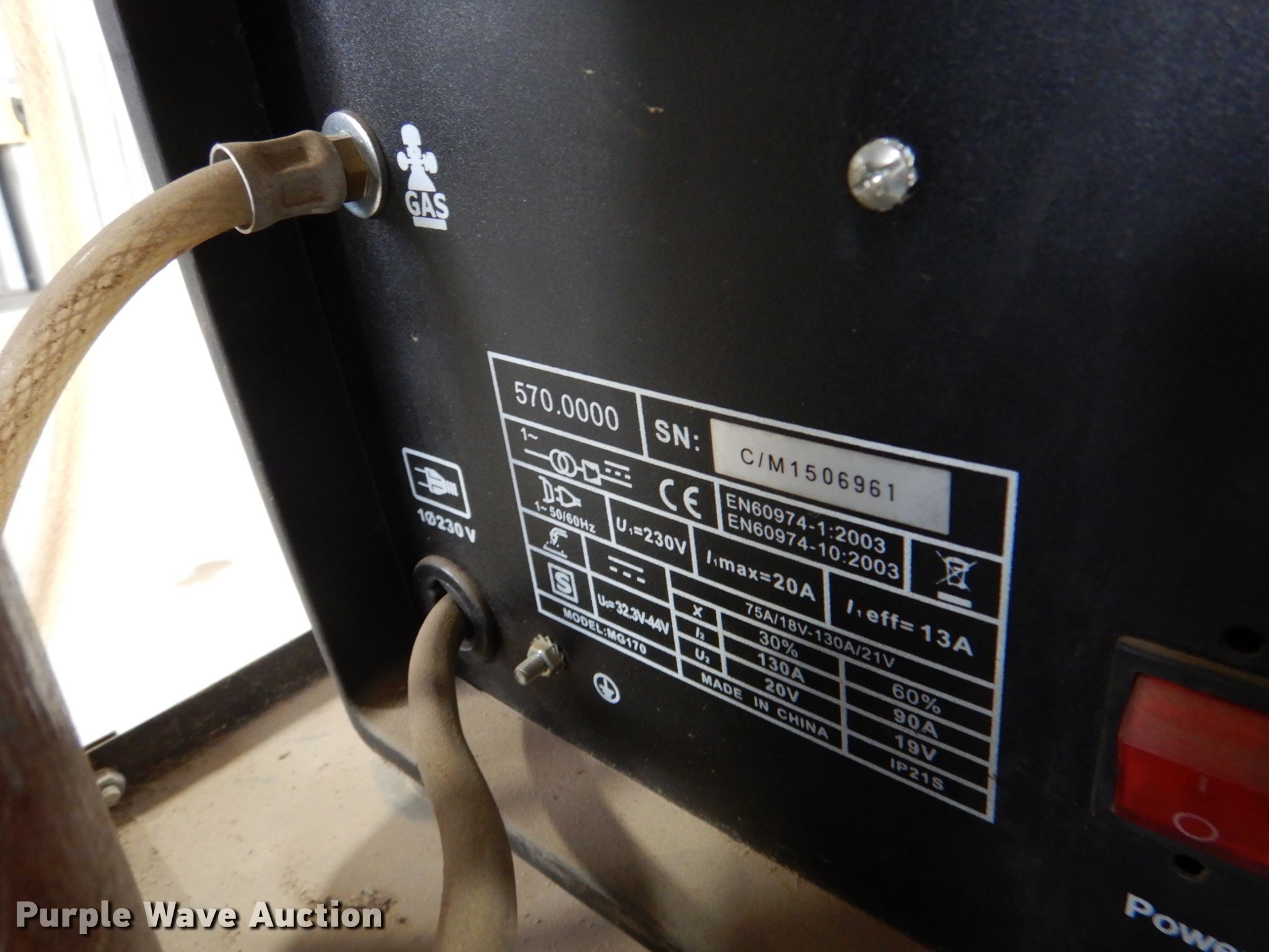 Cornwell 170 welder in Mcalester, OK | Item JS9741 sold | Purple Wave
