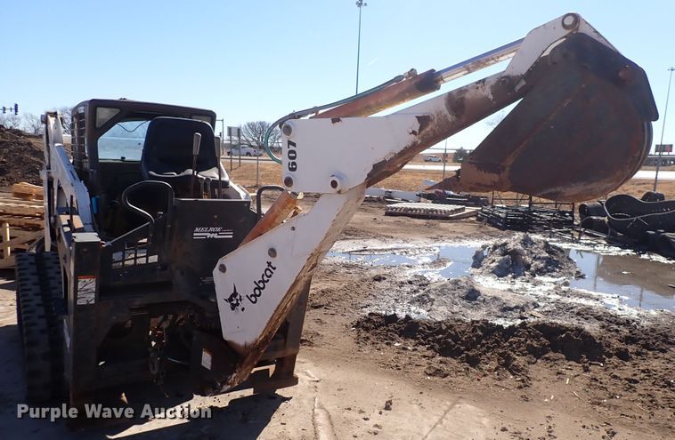 Bobcat 607 skid steer backhoe in Wichita, KS | Item DC4090 sold ...