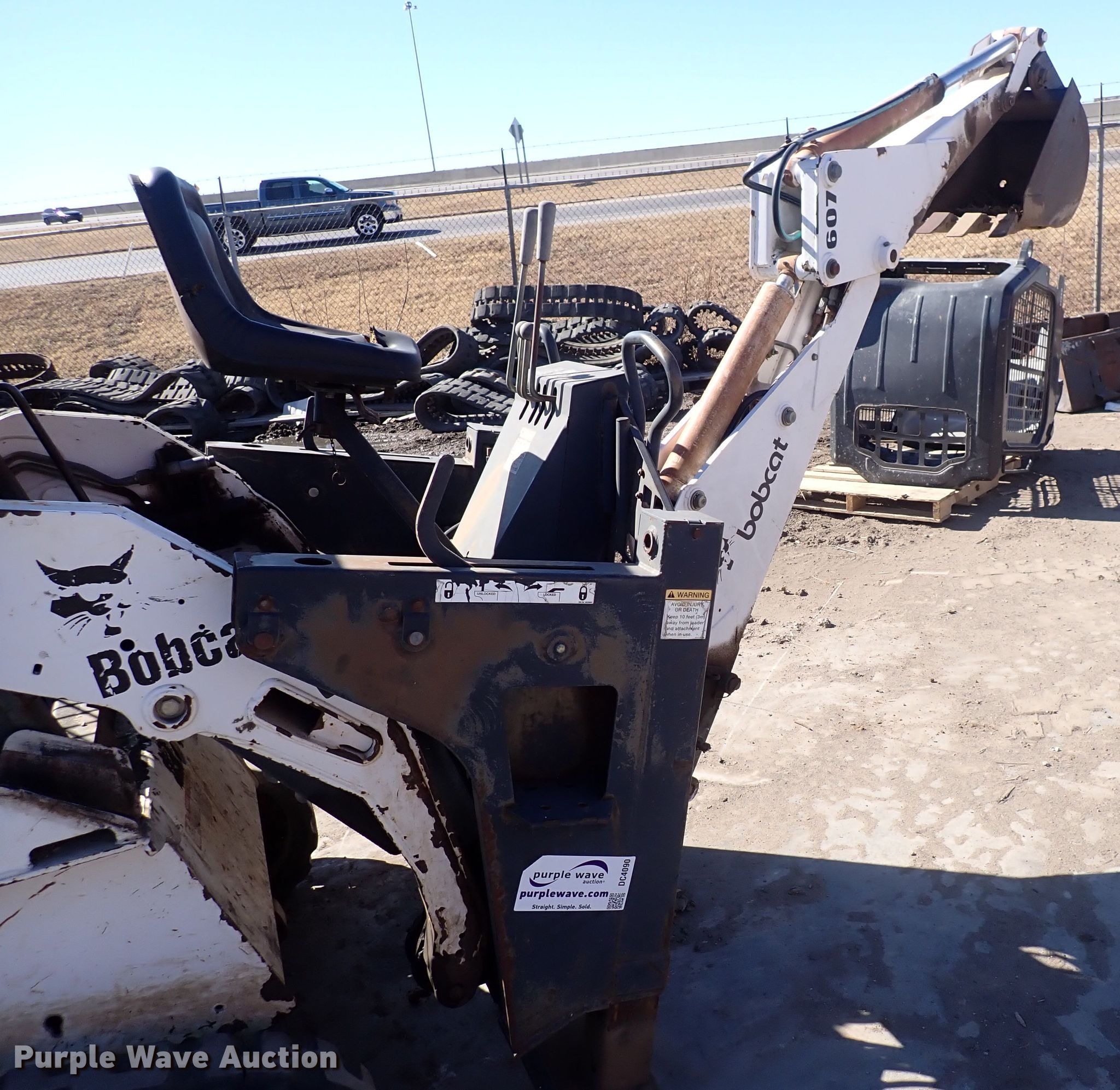 Bobcat 607 skid steer backhoe in Wichita, KS | Item DC4090 sold ...
