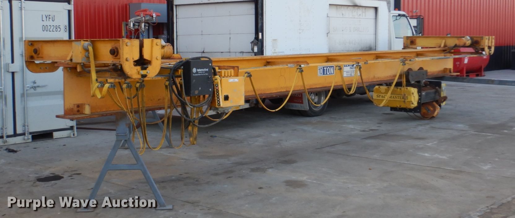 Uesco overhead crane in Waterloo, NE | Item JJ9355 sold | Purple Wave