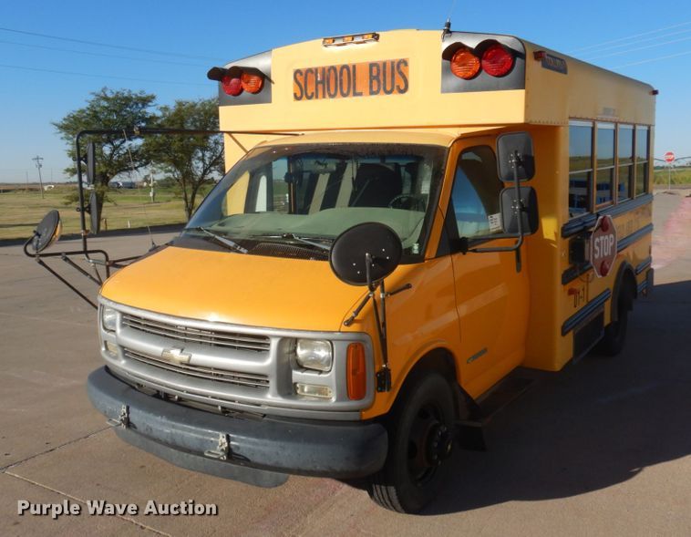 2001 Chevrolet Express 3500 school bus in Deerfield, KS | Item DM5291 ...