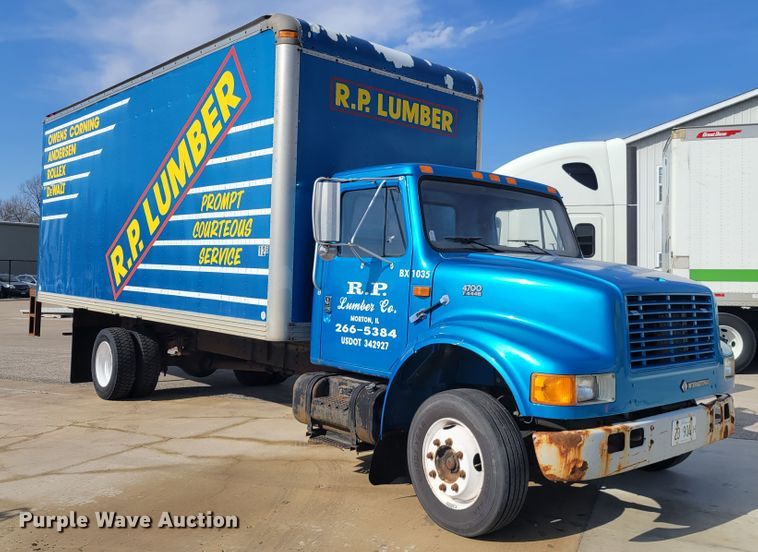 1997 International 4700 box truck in Edwardsville, IL | Item HK9299 ...