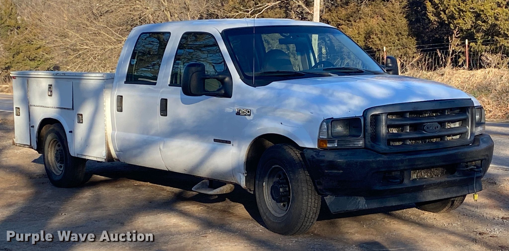 2002 Ford F250 Super Duty Crew Cab utility bed pickup truck in Chandler ...