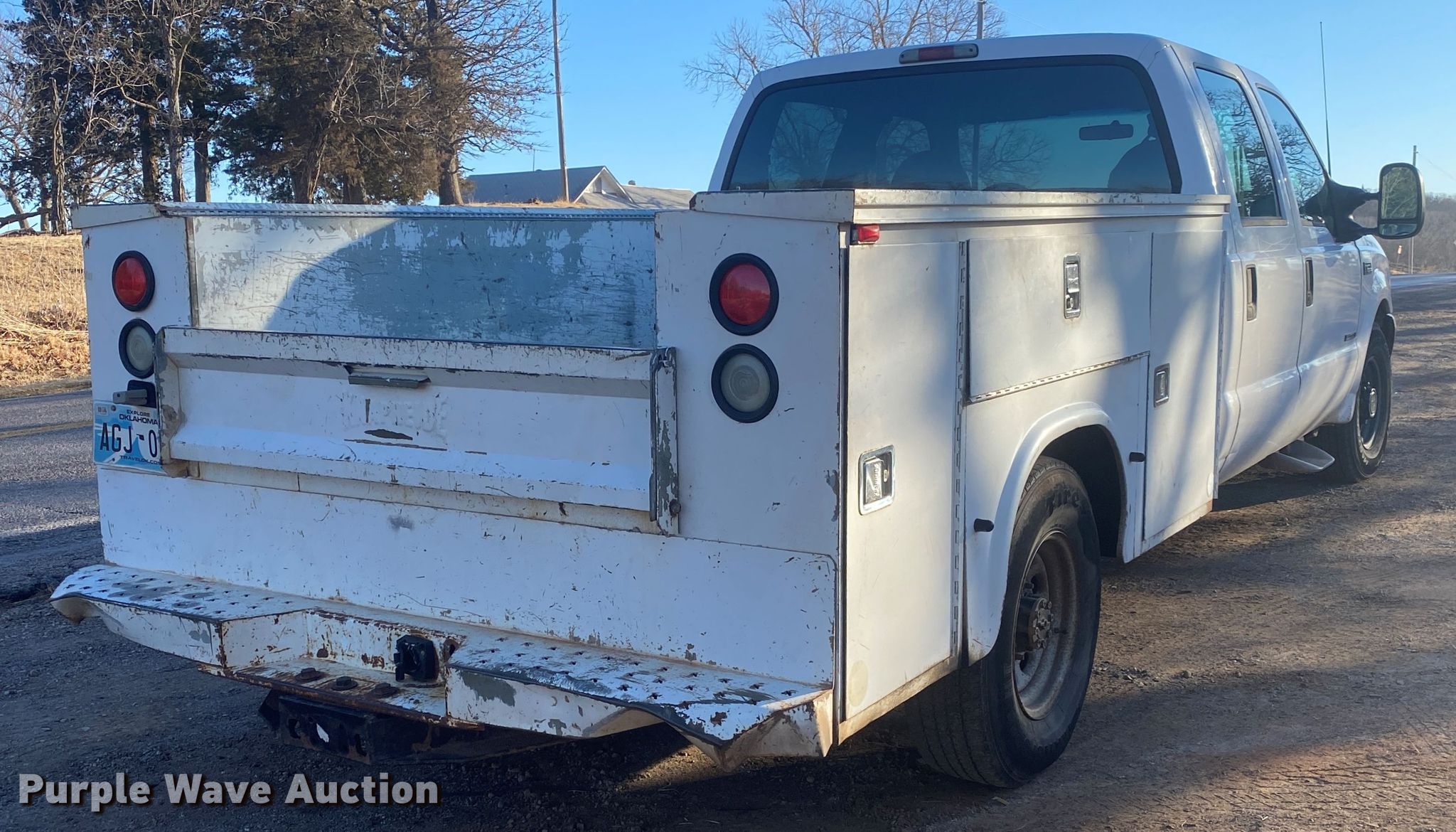 2002 Ford F250 Super Duty Crew Cab utility bed pickup truck in Chandler ...