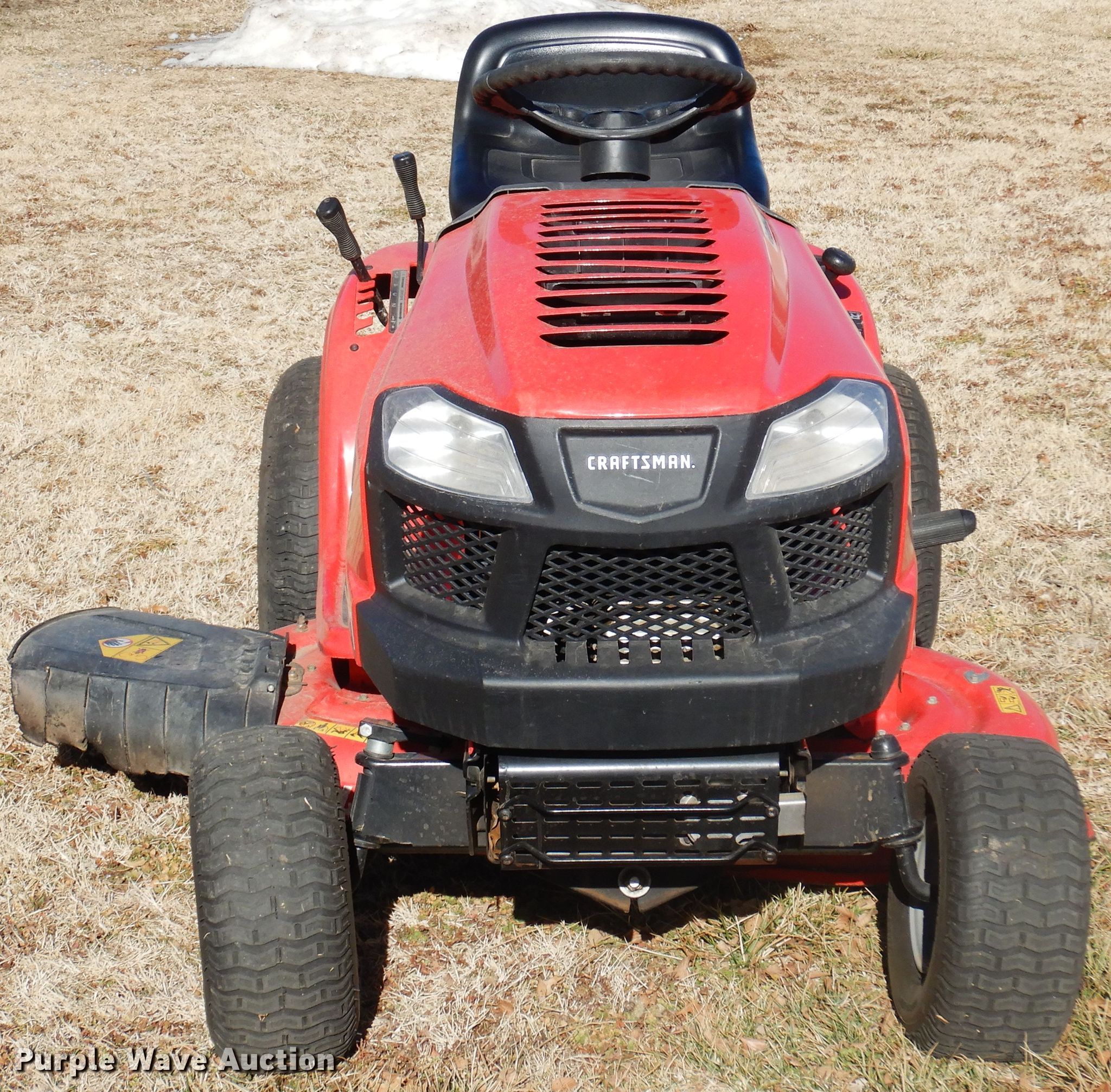 2018 Craftsman T110 lawn mower in Norwich, KS | Item KJ9546 sold ...