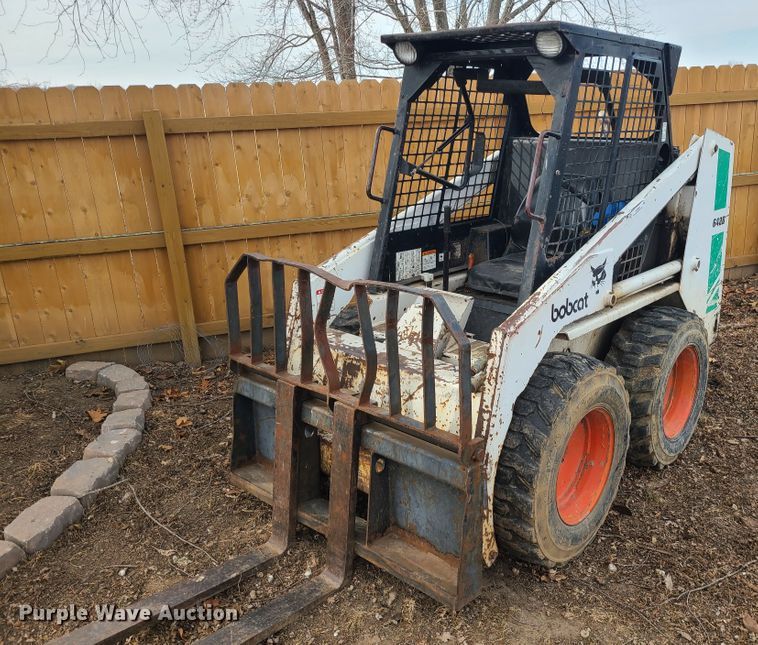 1990 Bobcat 642B skid steer loader in Sibley, MO | Item KG9688 sold ...