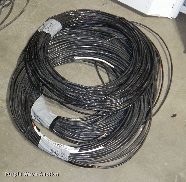 (3) rolls of No. 8 AWG stranded copper wire in Lincoln, NE | Item ...