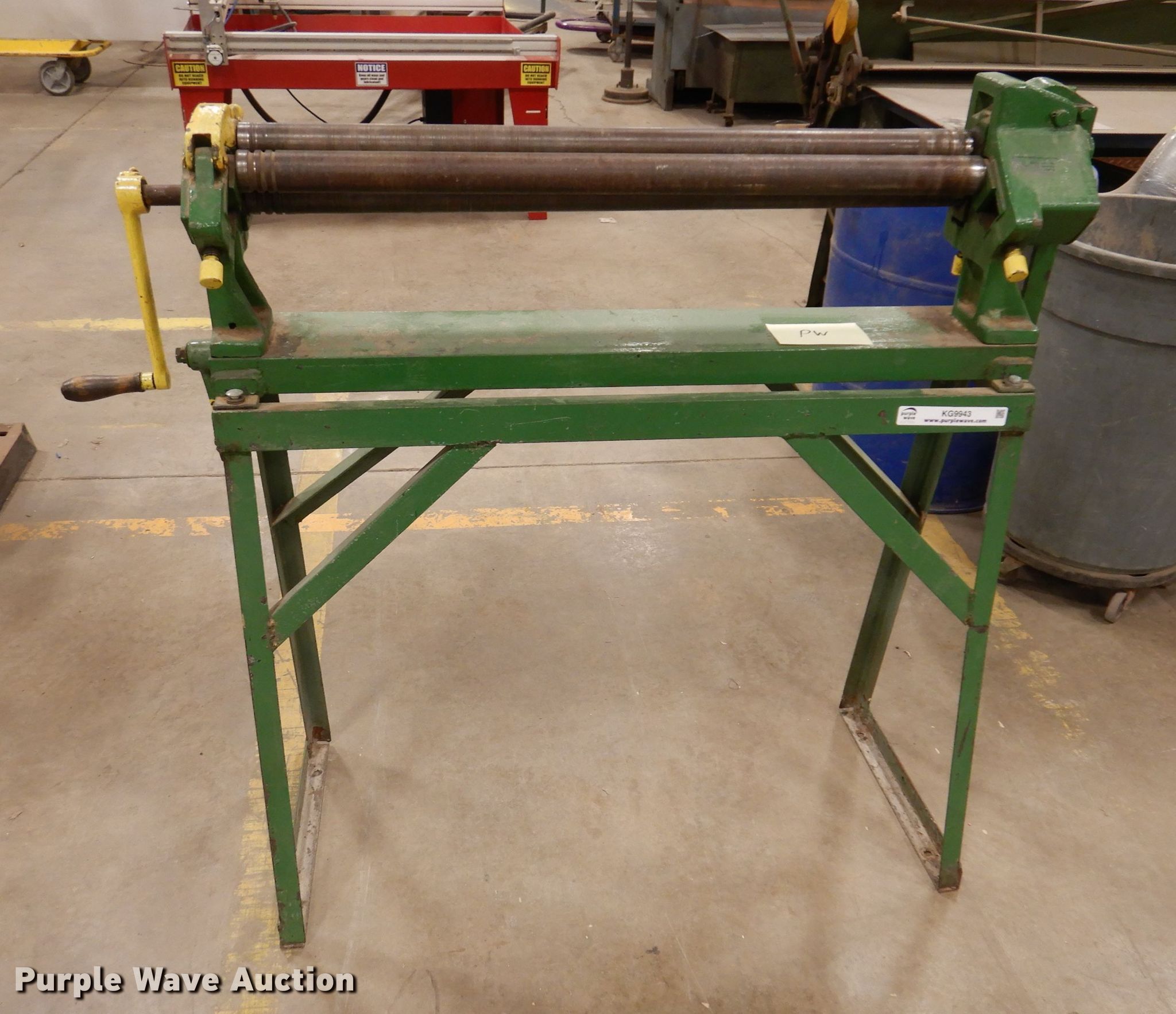 Pexto 381D metal roller in Des Moines, IA | Item KG9943 sold | Purple Wave