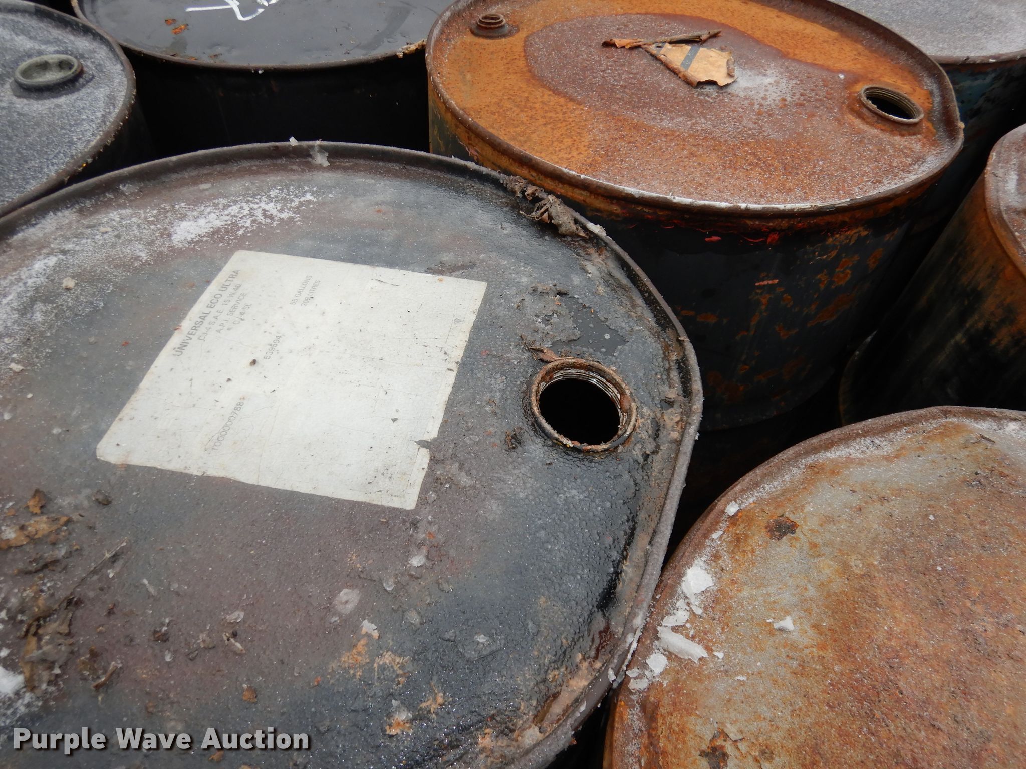 (20) steel barrels in Topeka, KS | Item DN1295 sold | Purple Wave