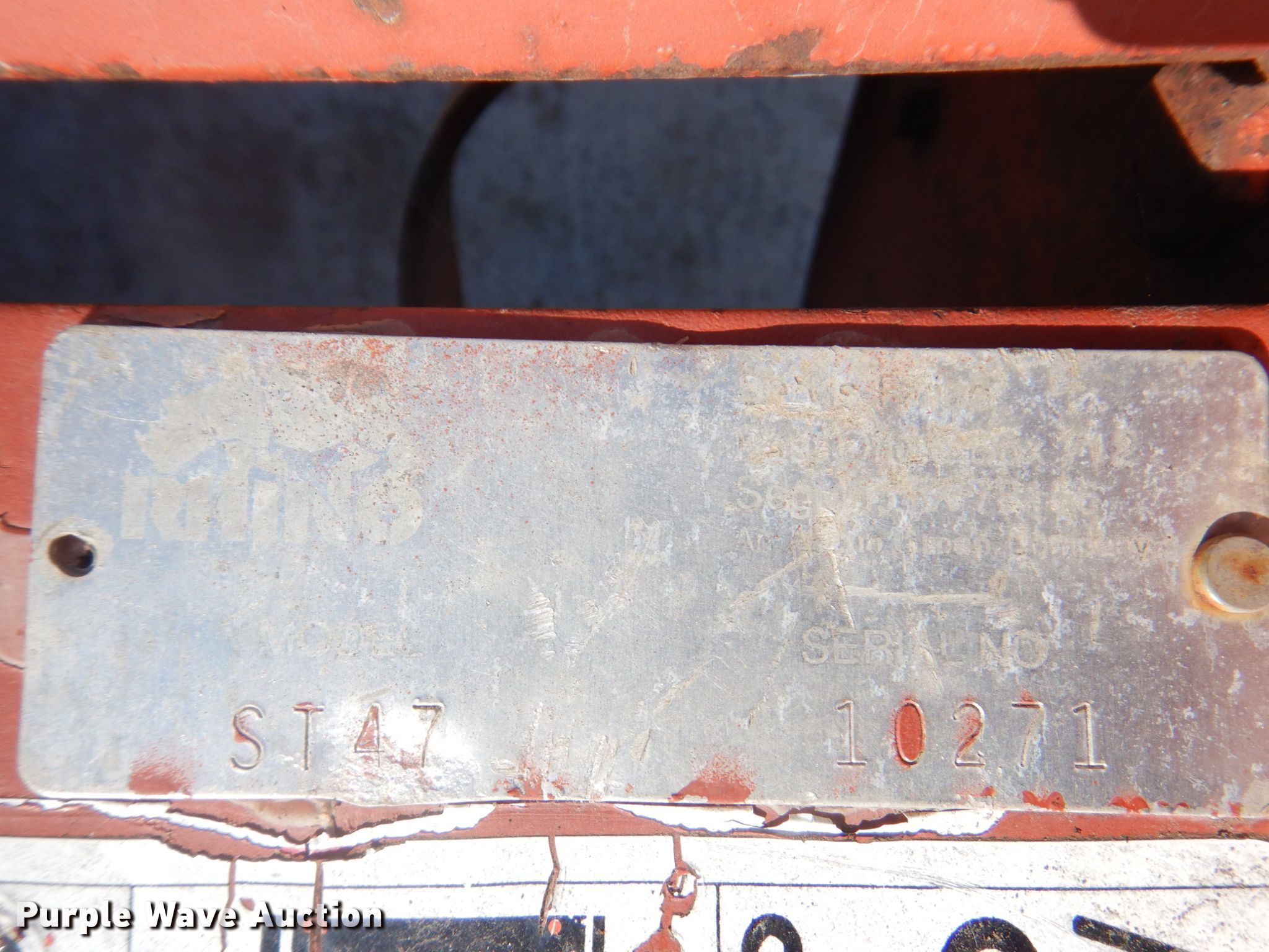 Rhino ST47 rototiller in Tonganoxie, KS | Item DN1444 sold | Purple Wave