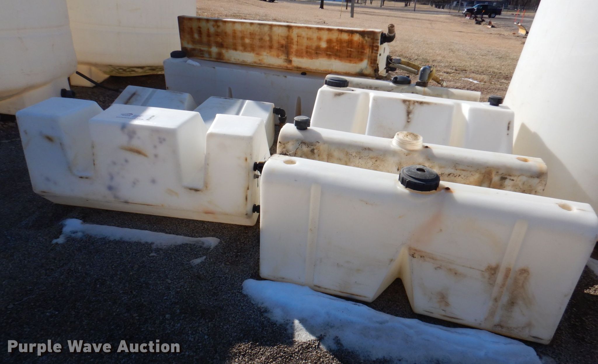(12) brine tanks in Topeka, KS | Item DN1394 sold | Purple Wave