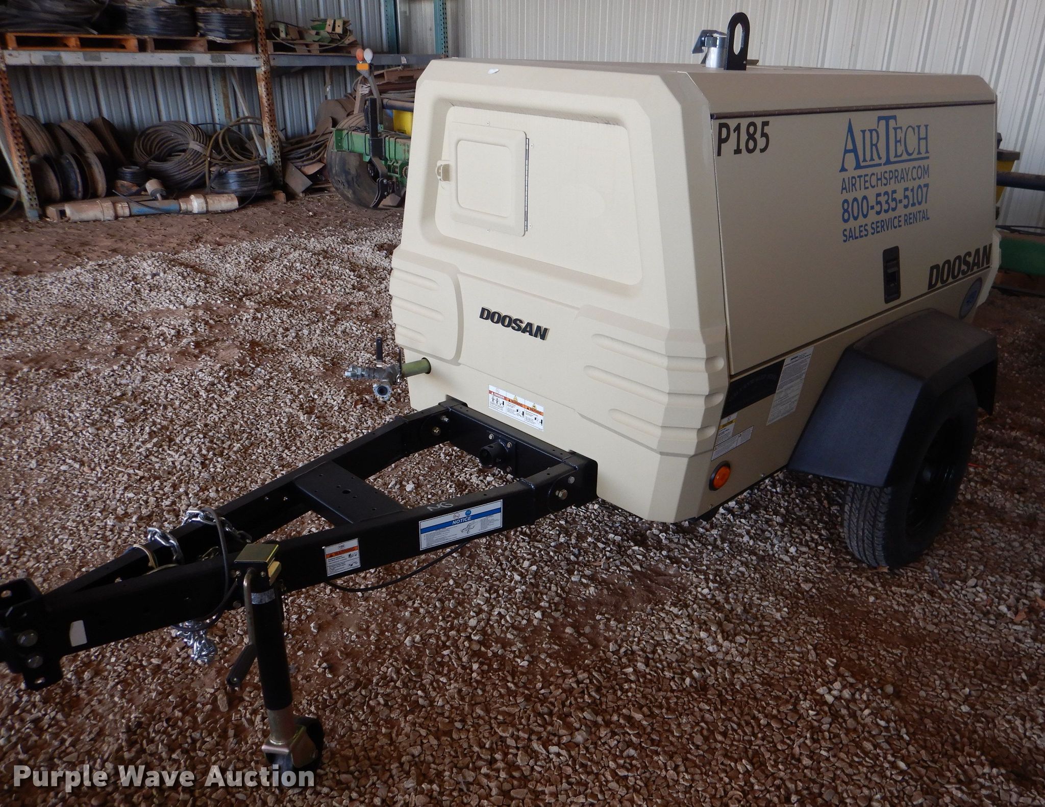 2019 Doosan P185 air compressor in Slaton, TX | Item KC9783 sold ...