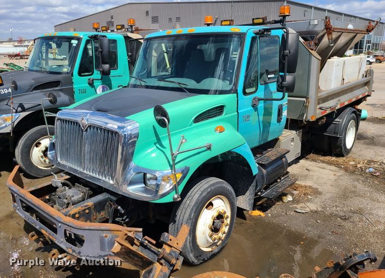 2007 International 7300 dump flatbed truck in Kansas City, MO | Item ...