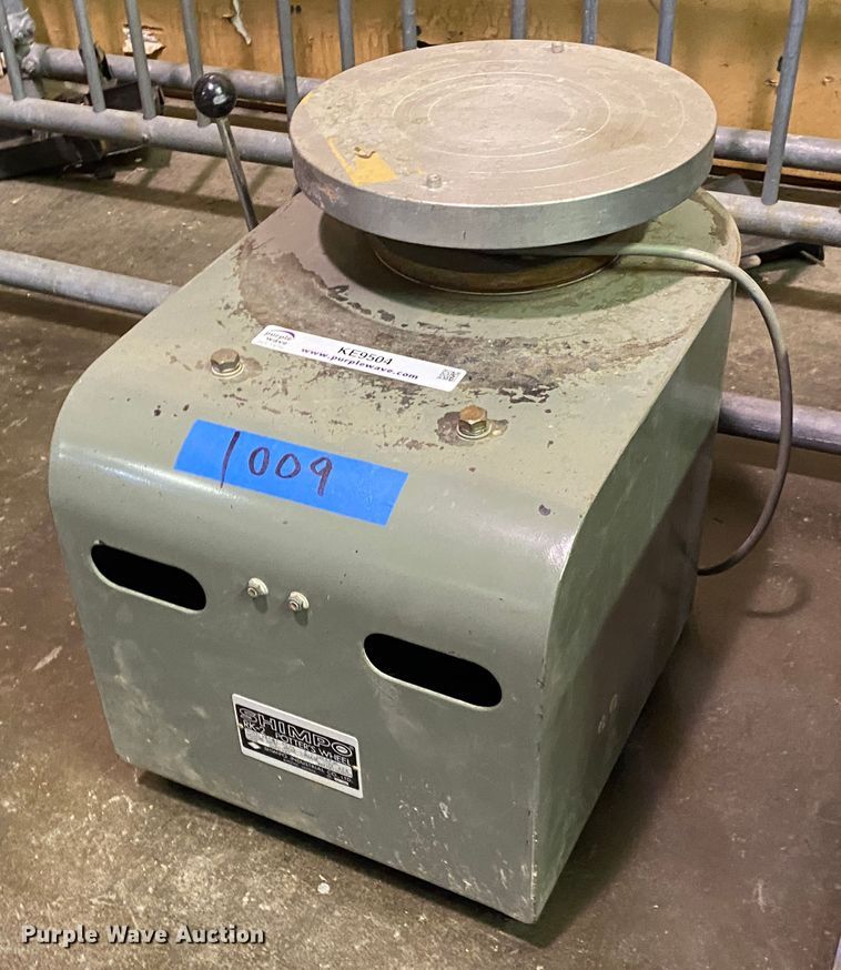 Shimpo West RK-2 pottery wheel in Tulsa, OK | Item KE9504 sold | Purple ...