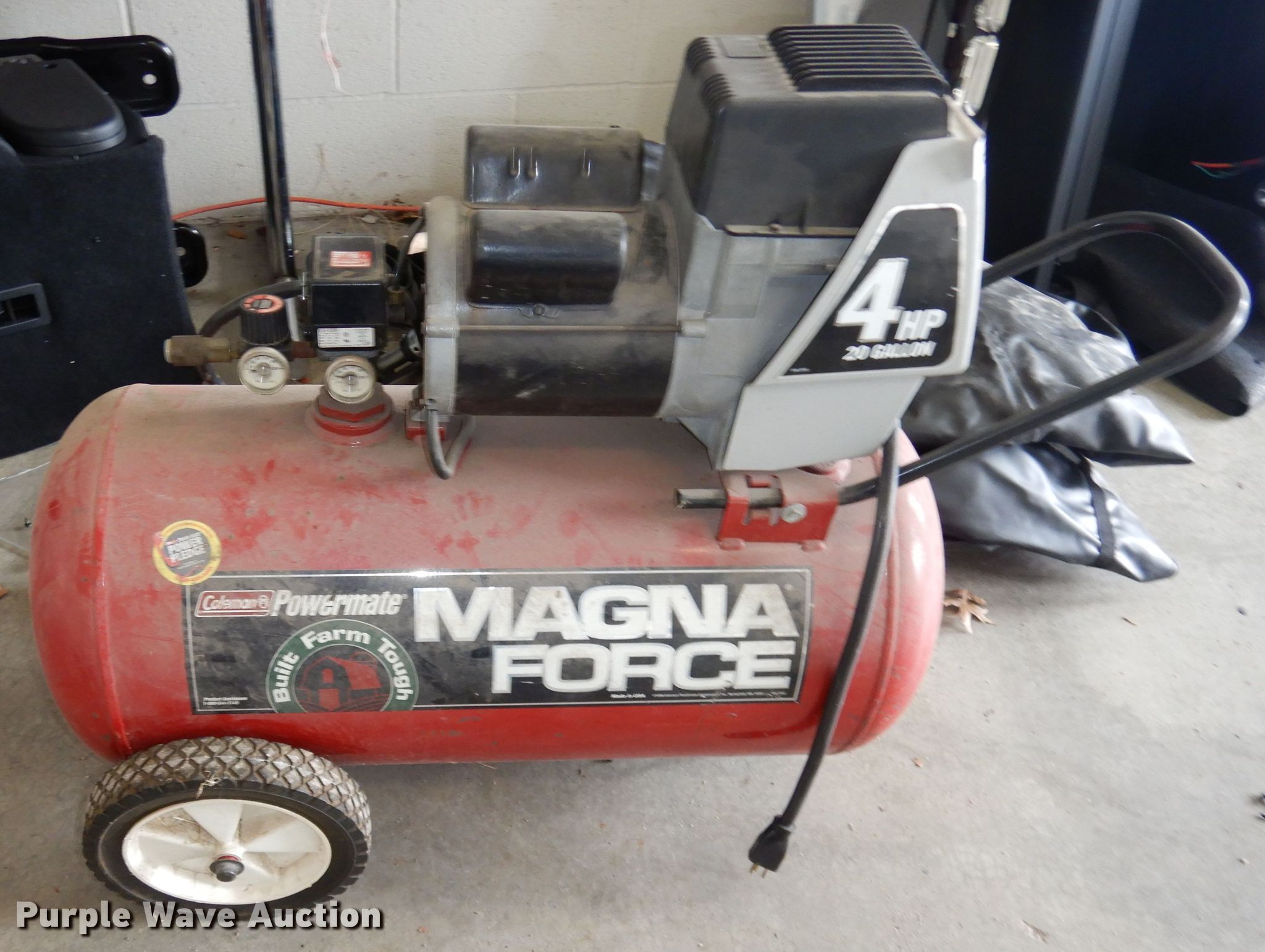 Coleman Magna Force air compressor in Ottawa, KS | Item JV9173 sold ...