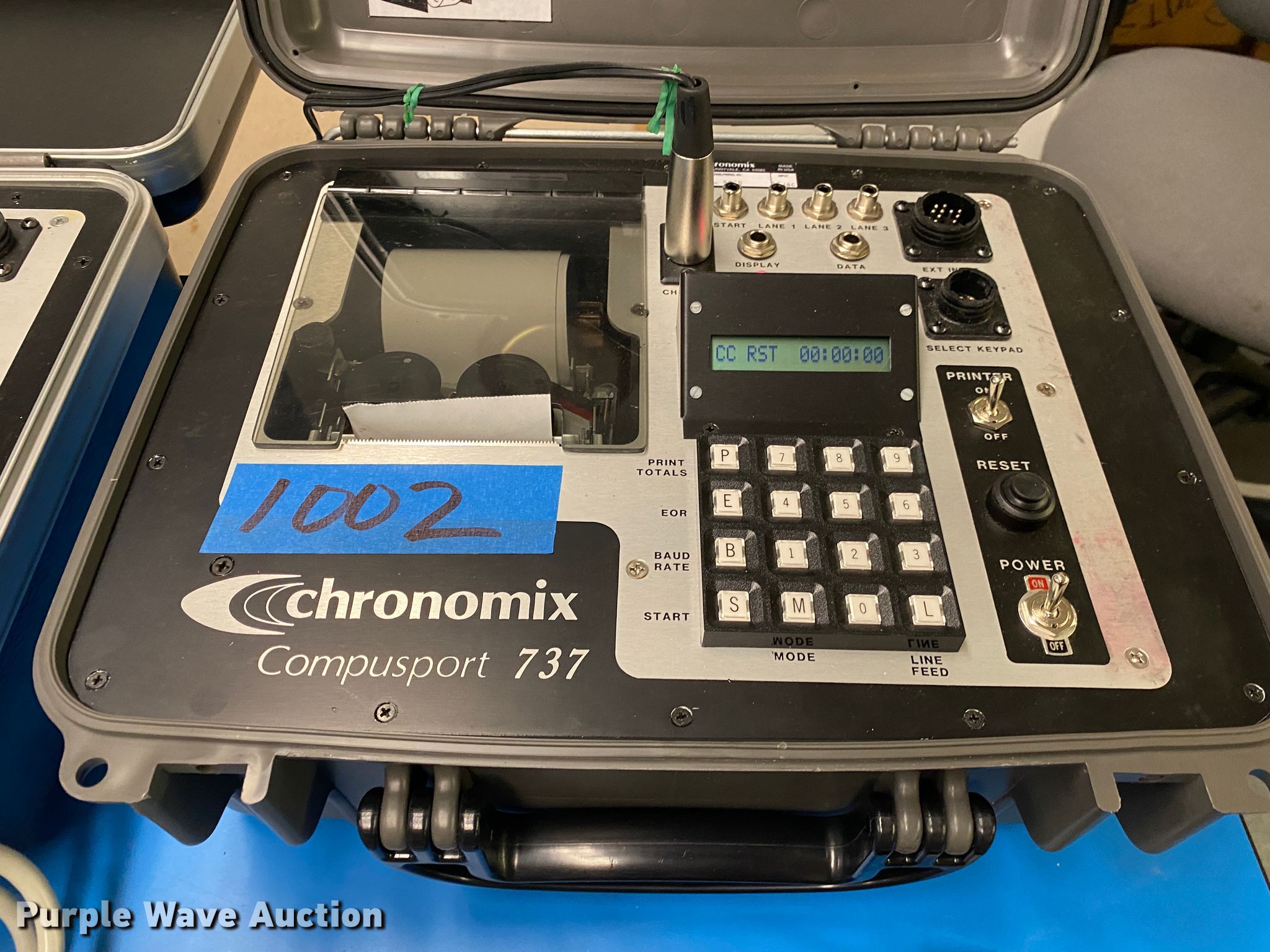 (2) Chronomix Compusport 737 race timers in Tulsa, OK | Item KE9564 sold | Purple Wave