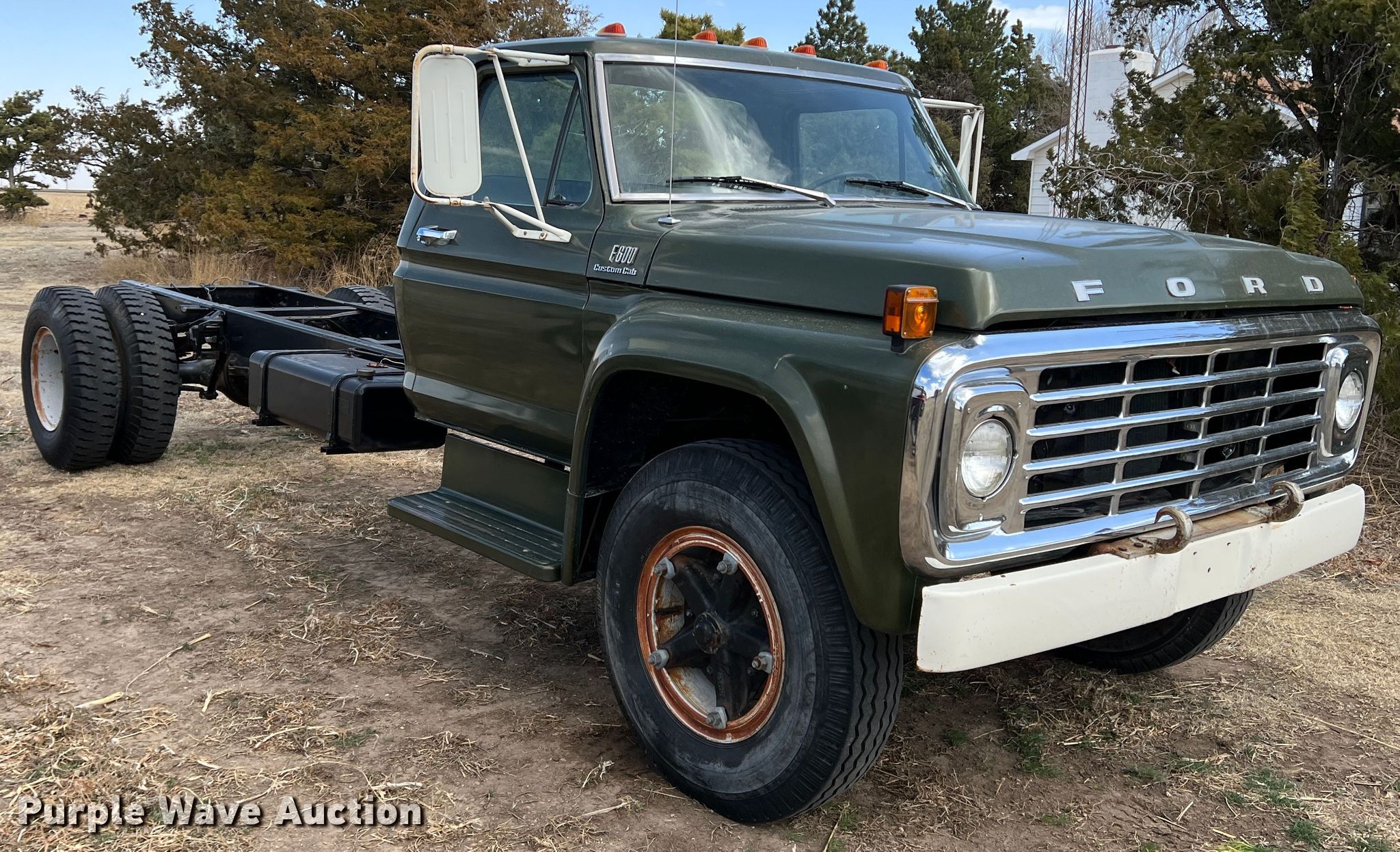 1975 Ford F600 pickup truck cab and chassis in Ingalls, KS | Item ...