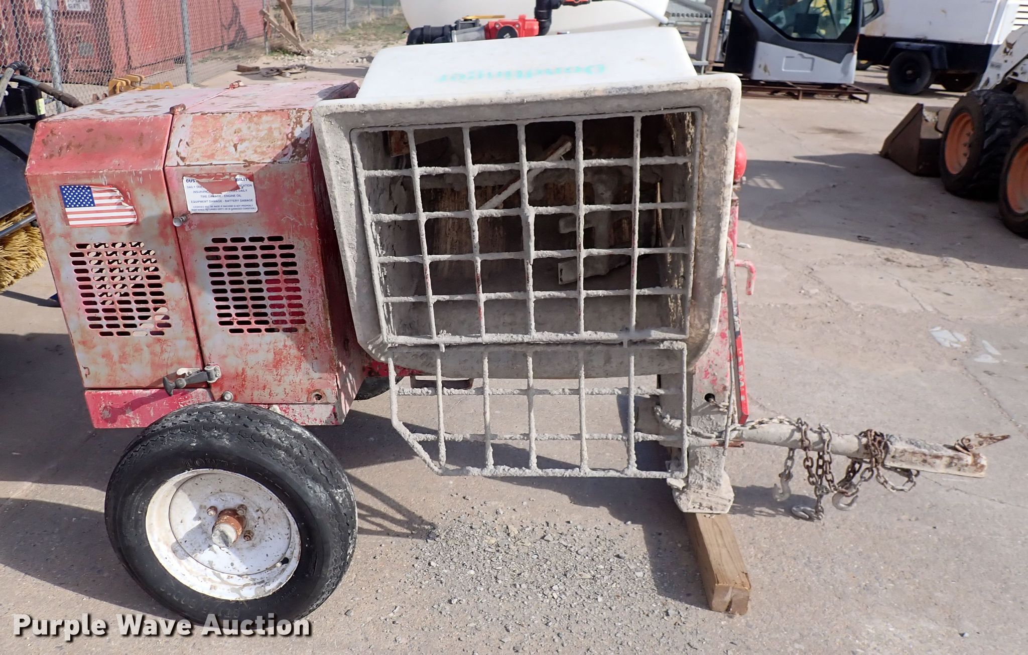 Whitman concrete mixer in Wichita, KS | Item HR9862 sold | Purple Wave