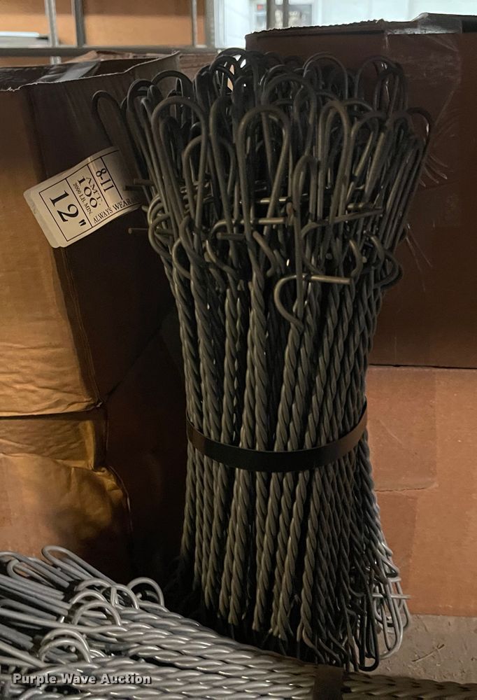 (10) bundles of 12" rod ties in Salina, KS | Item FV9308 sold | Purple Wave