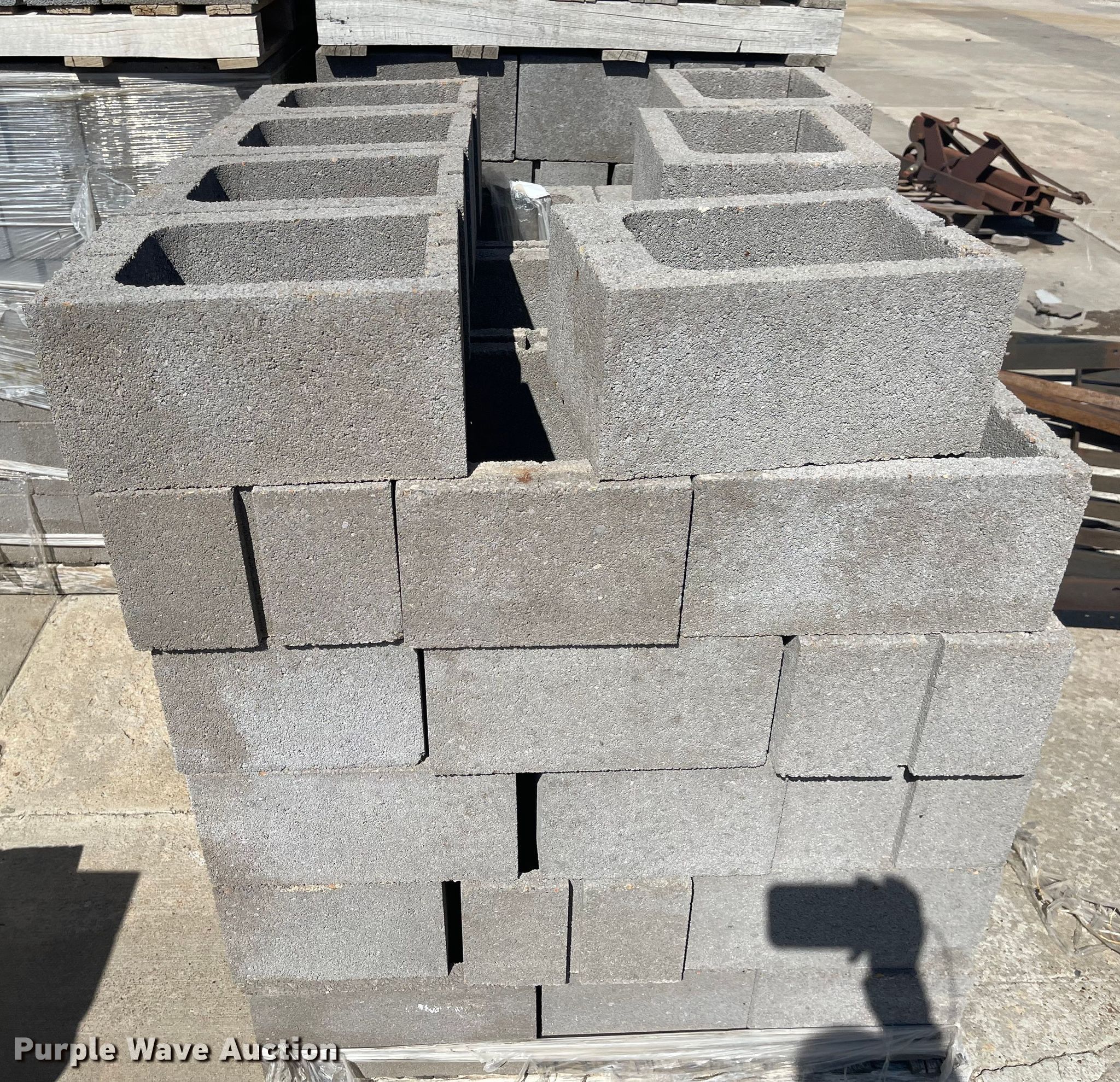 Pallet of lightweight plumbers concrete blocks in Salina, KS | Item ...