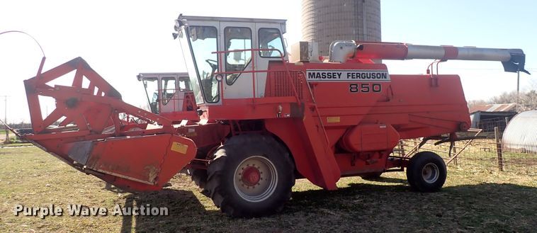 1982 Massey Ferguson 850 combine in Newton, KS | Item DP4611 sold ...