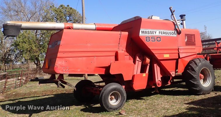 1982 Massey Ferguson 850 combine in Newton, KS | Item DP4611 sold ...