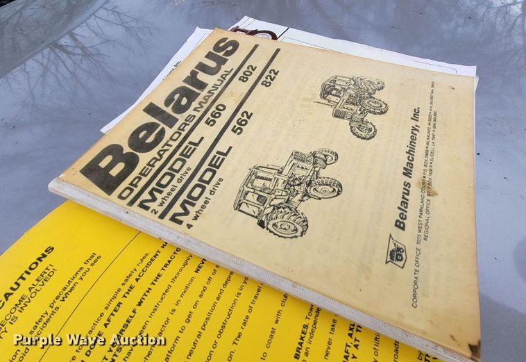 1990 Belarus 822 MFWD tractor in Moran, KS | Item HF9324 for sale ...