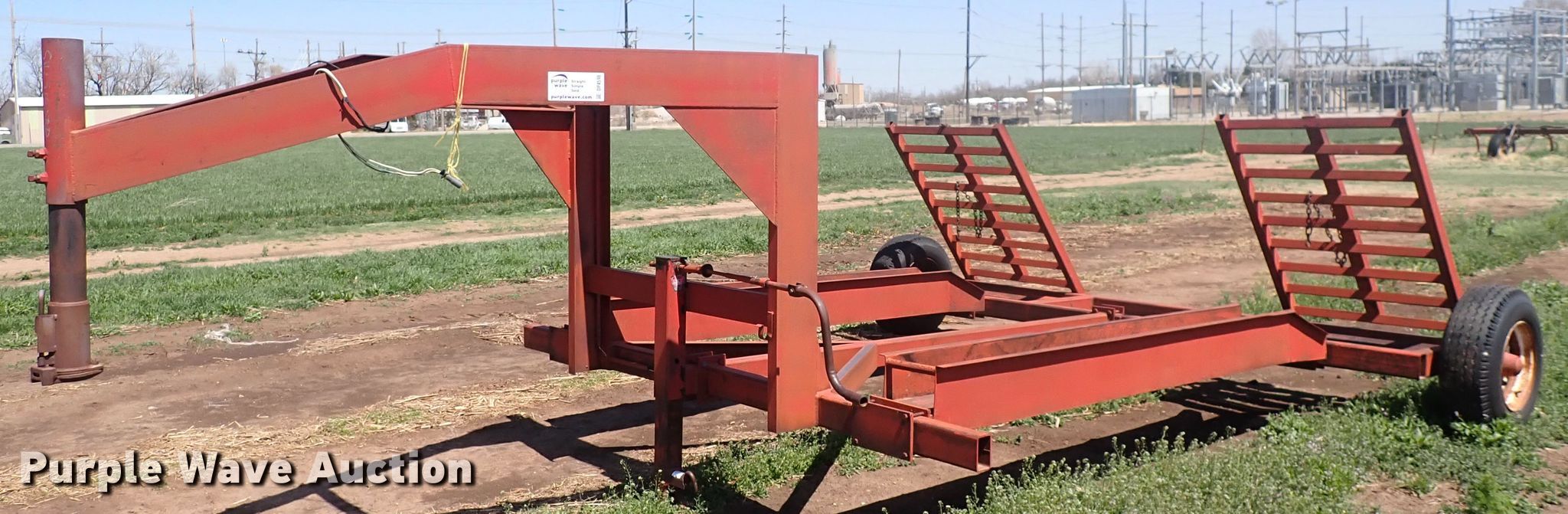 Shop built windrower trailer in Hutchinson, KS | Item DP4598 sold ...