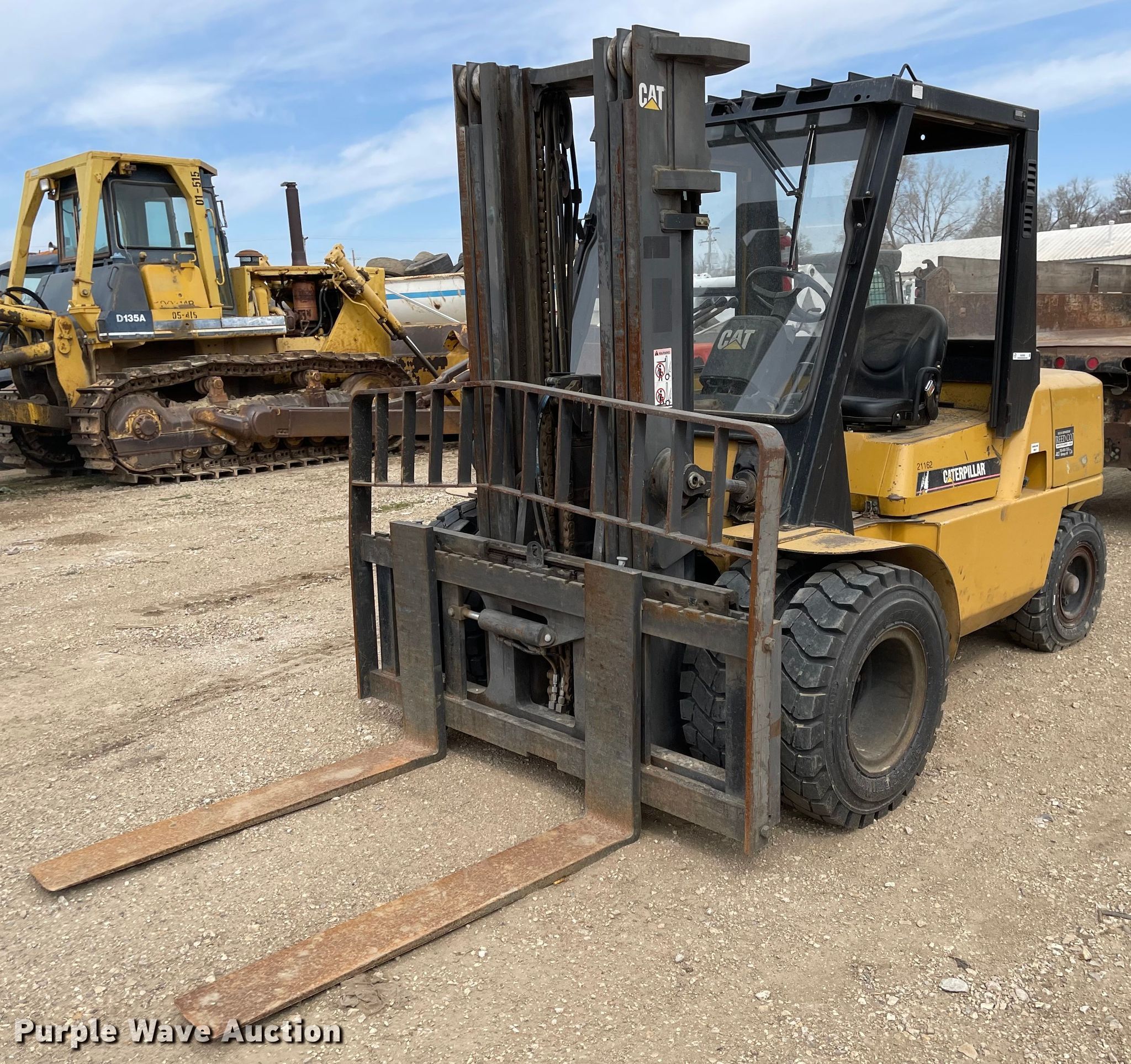 Caterpillar GP50K forklift in Wamego, KS | Item MJ9566 sold | Purple Wave