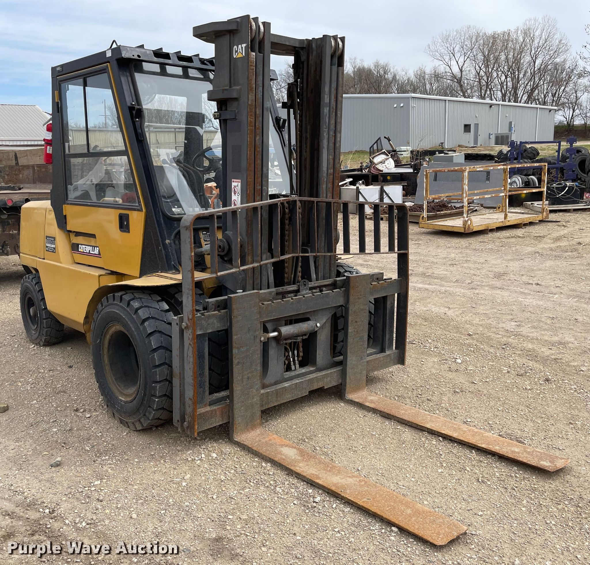 Caterpillar GP50K forklift in Wamego, KS | Item MJ9566 sold | Purple Wave
