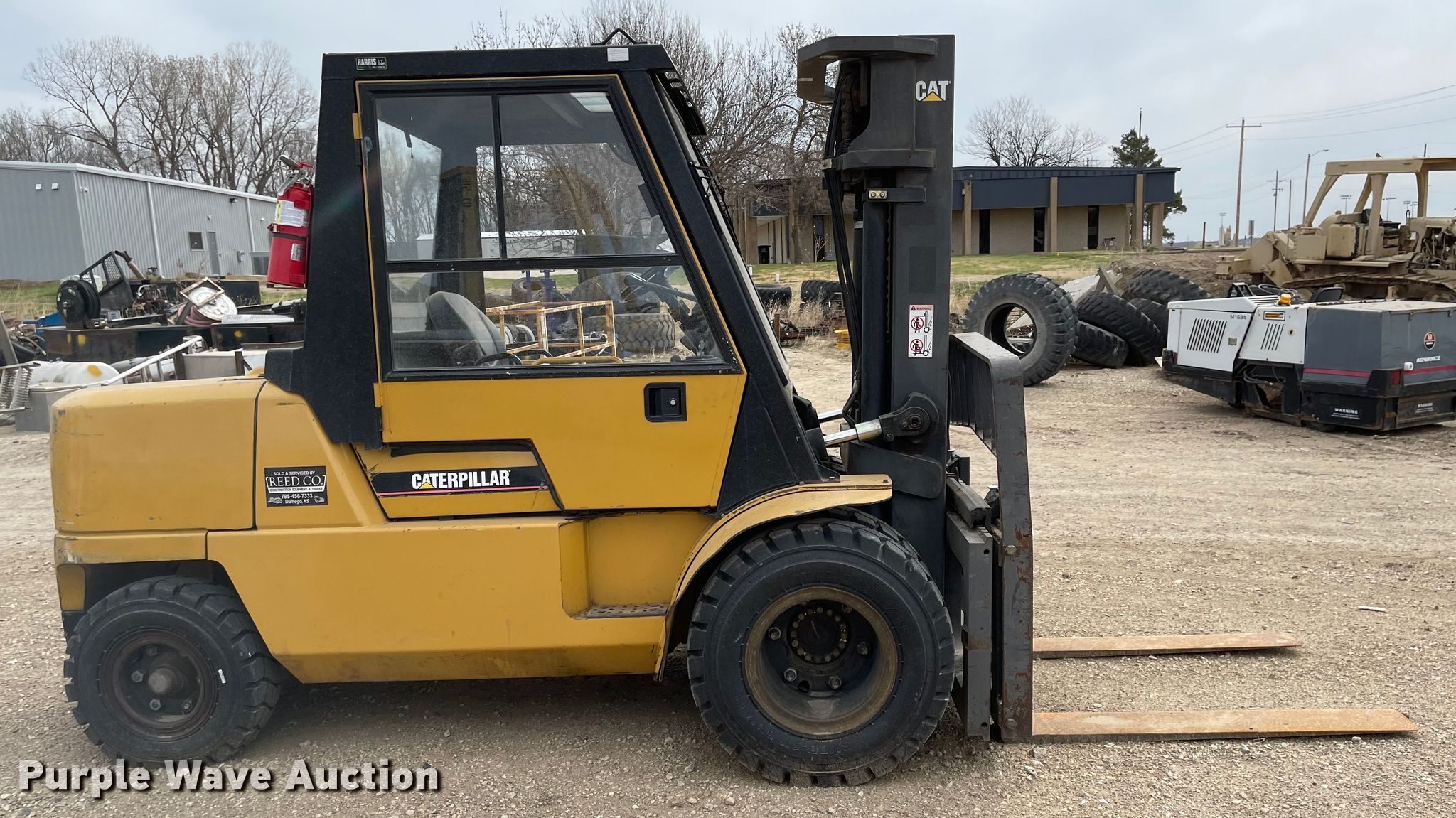 Caterpillar GP50K forklift in Wamego, KS | Item MJ9566 sold | Purple Wave