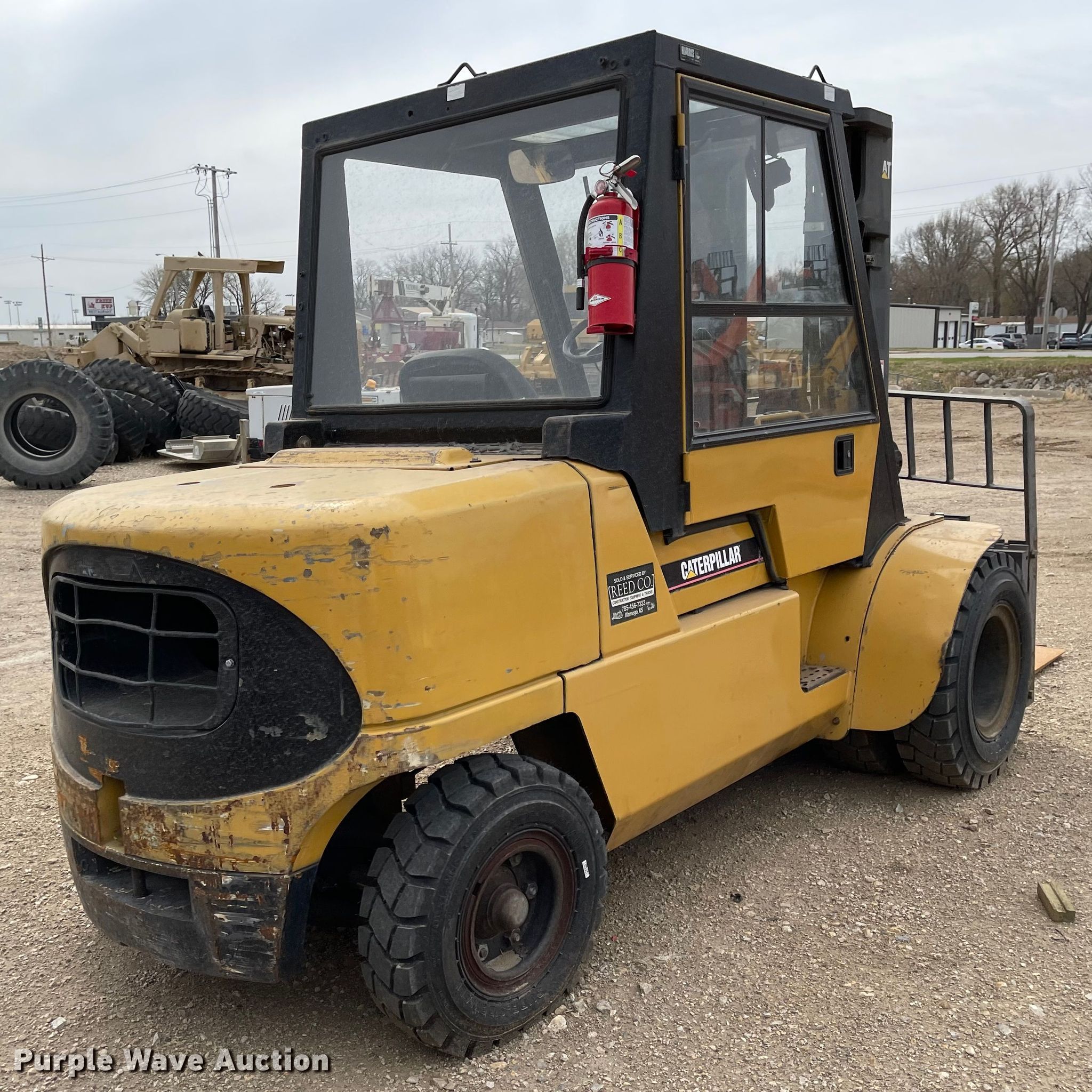 Caterpillar GP50K forklift in Wamego, KS | Item MJ9566 sold | Purple Wave