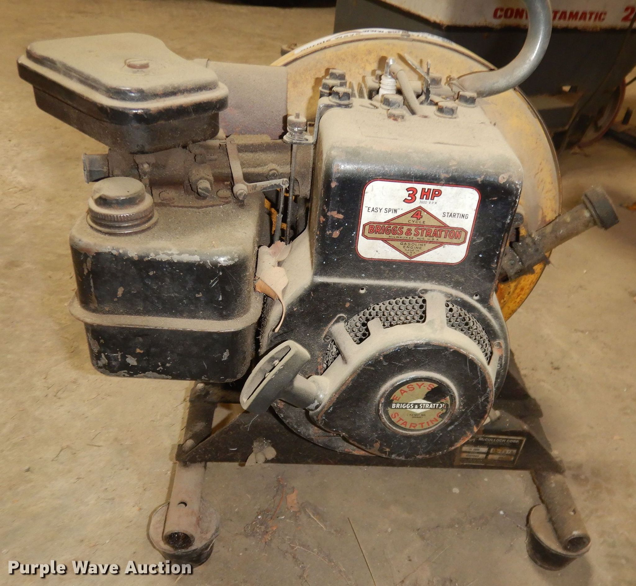 Mccullough generator in Perry , KS | Item DT9879 sold | Purple Wave