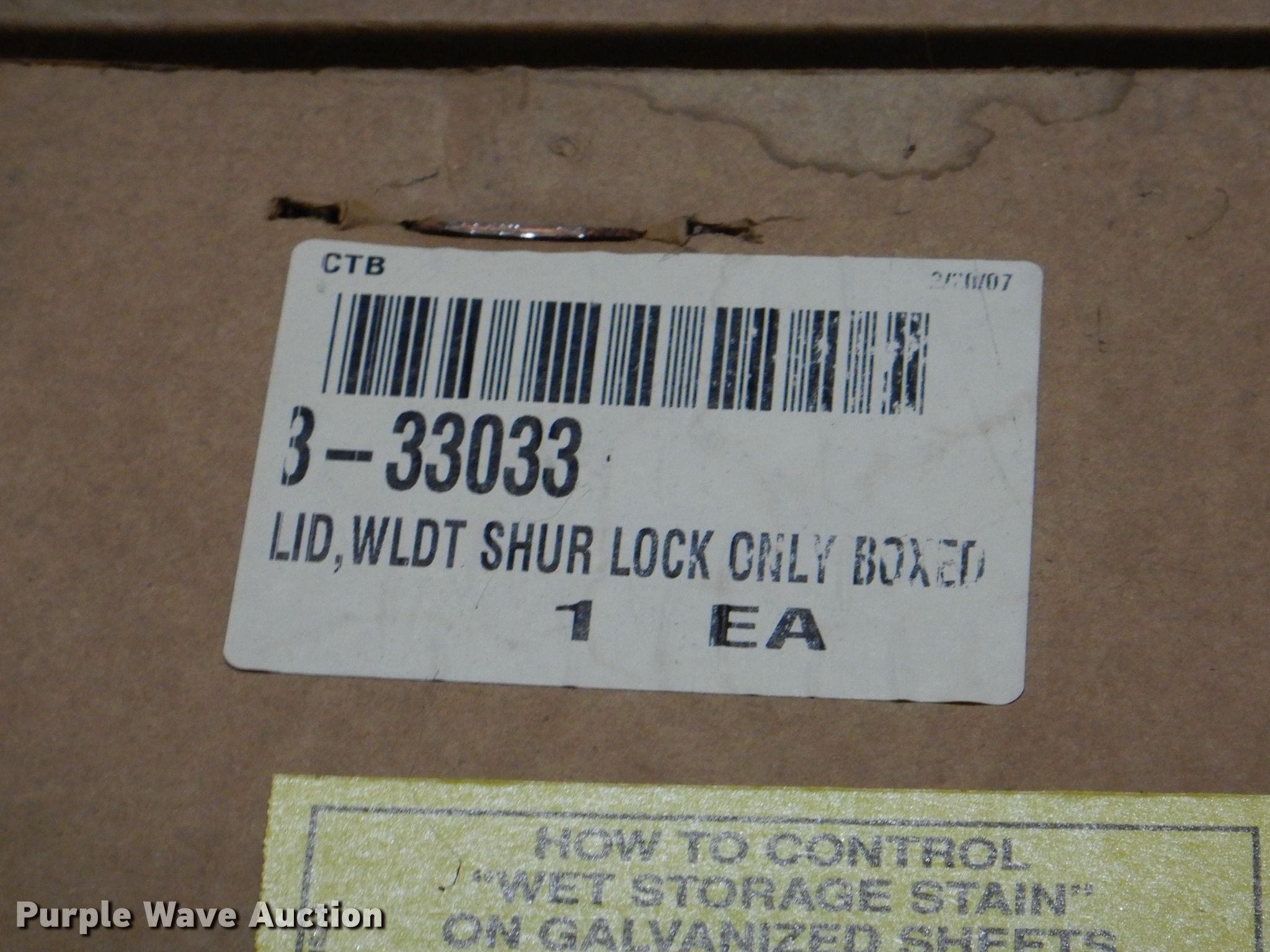 (8) Shur Lock galvanized feed bin lids in Carroll, IA | Item KN9929 ...