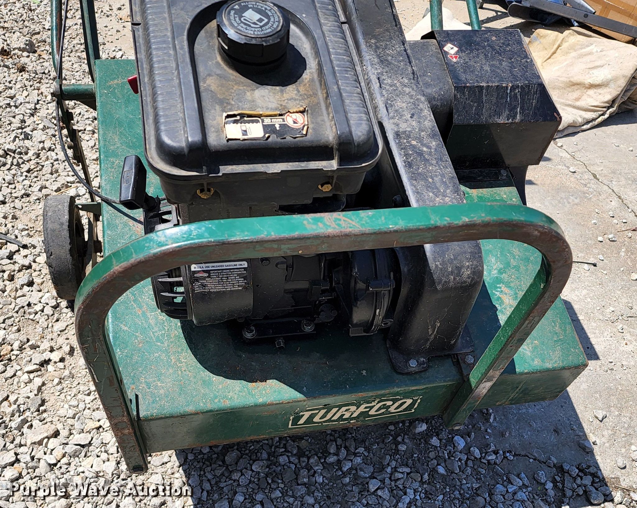 Turfco Pro-26 aerator in Lees Summit, MO | Item KT9826 sold | Purple Wave