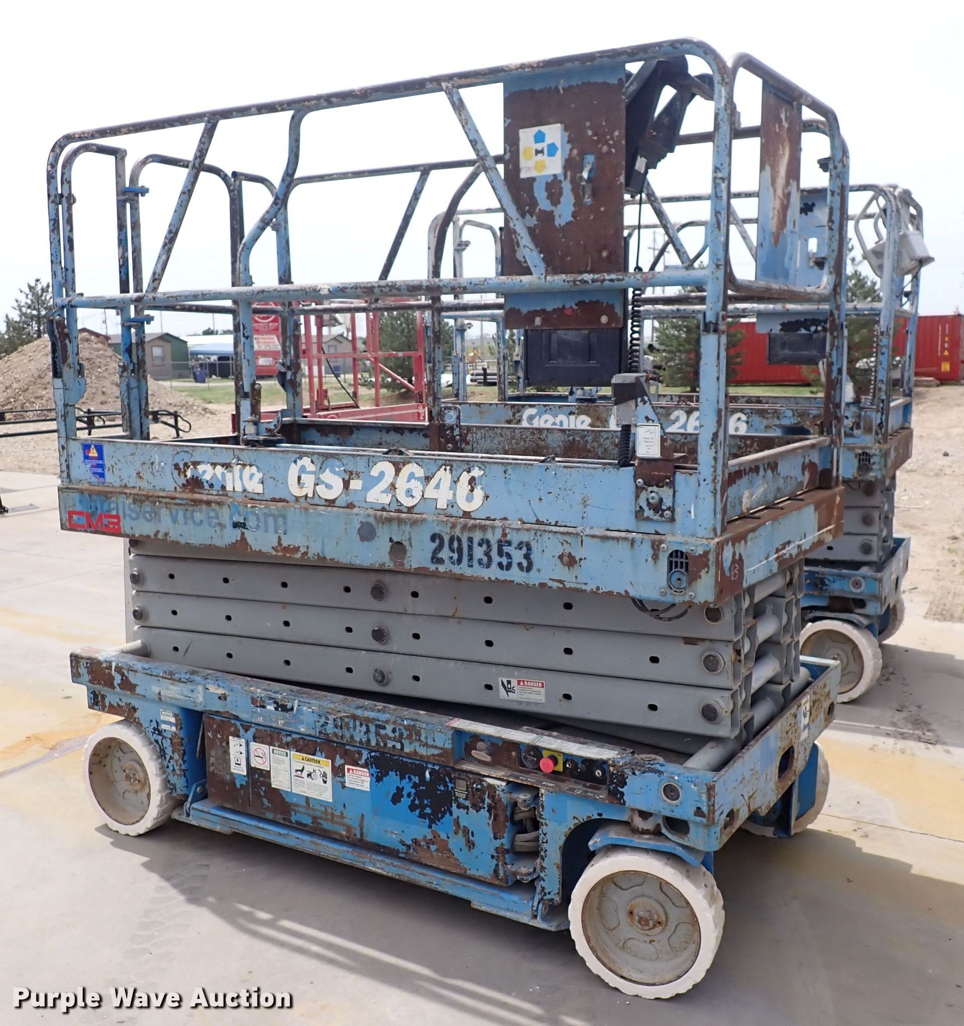 Genie GS-2640 scissor lift in Wichita, KS | Item DI1947 sold | Purple Wave