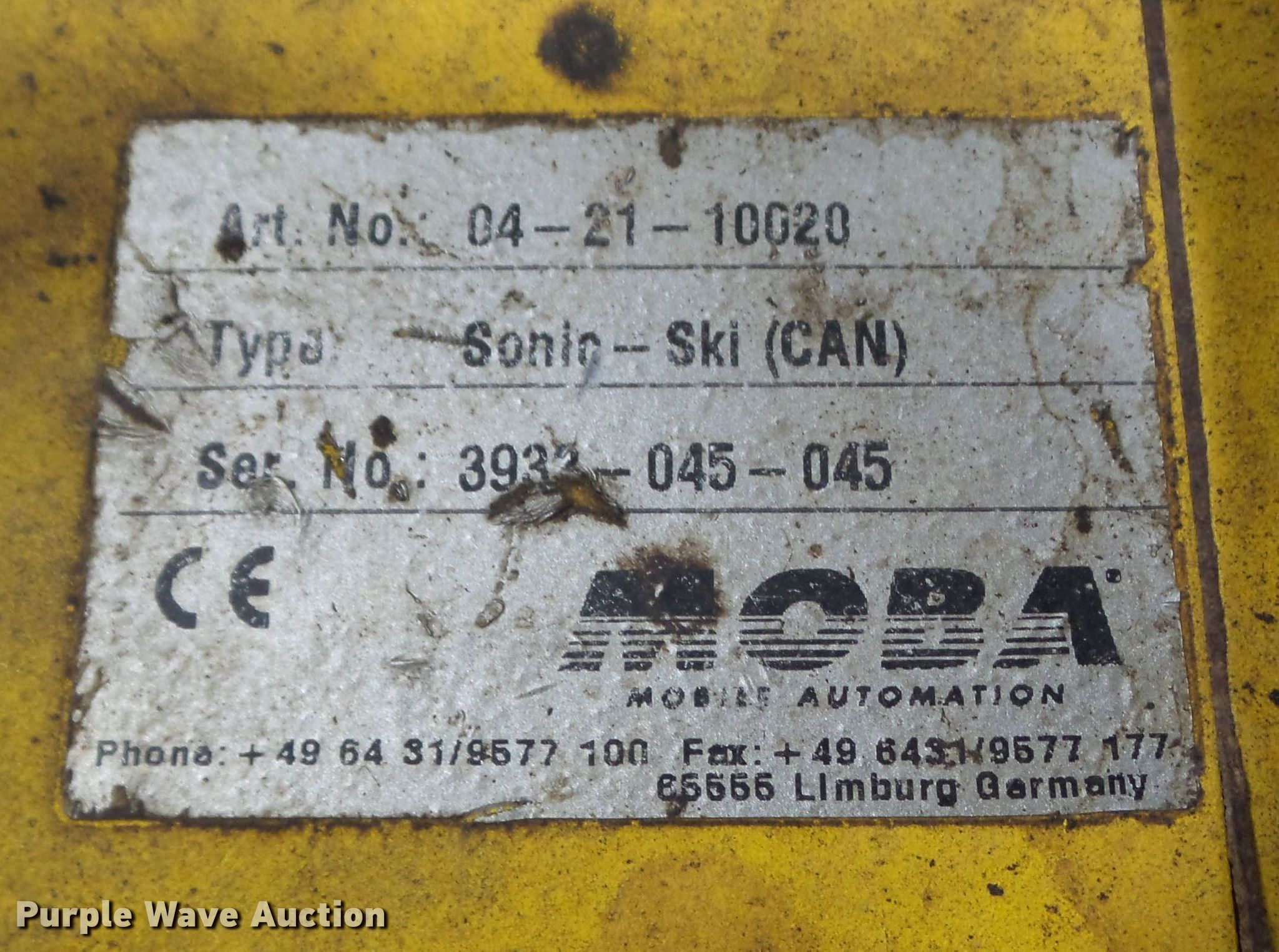 MOBA-Matic Equipment grade control in Des Moines, IA | Item HF9982 sold ...