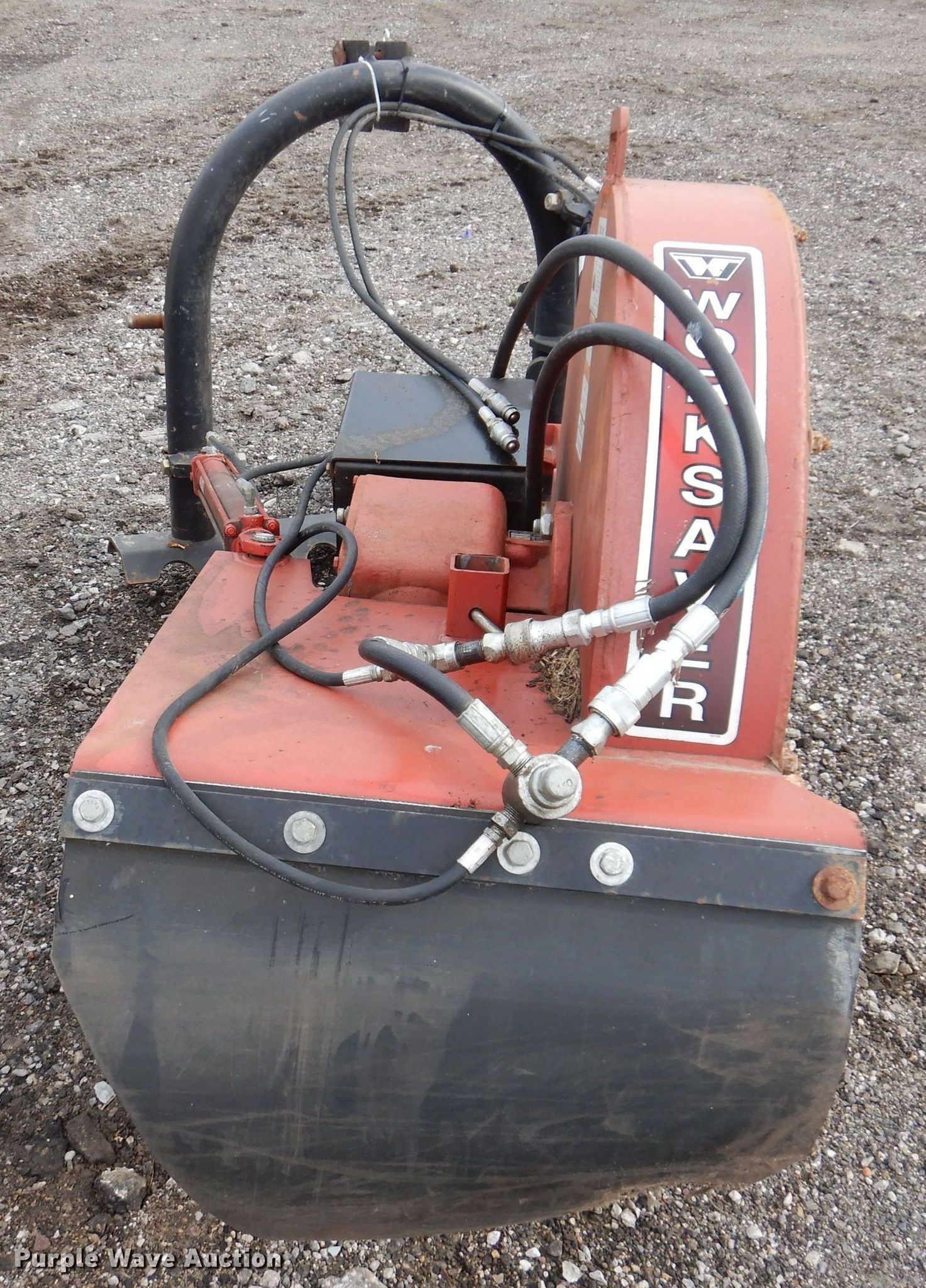 Worksaver stump grinder in Newton, IA | Item JH9885 sold | Purple Wave