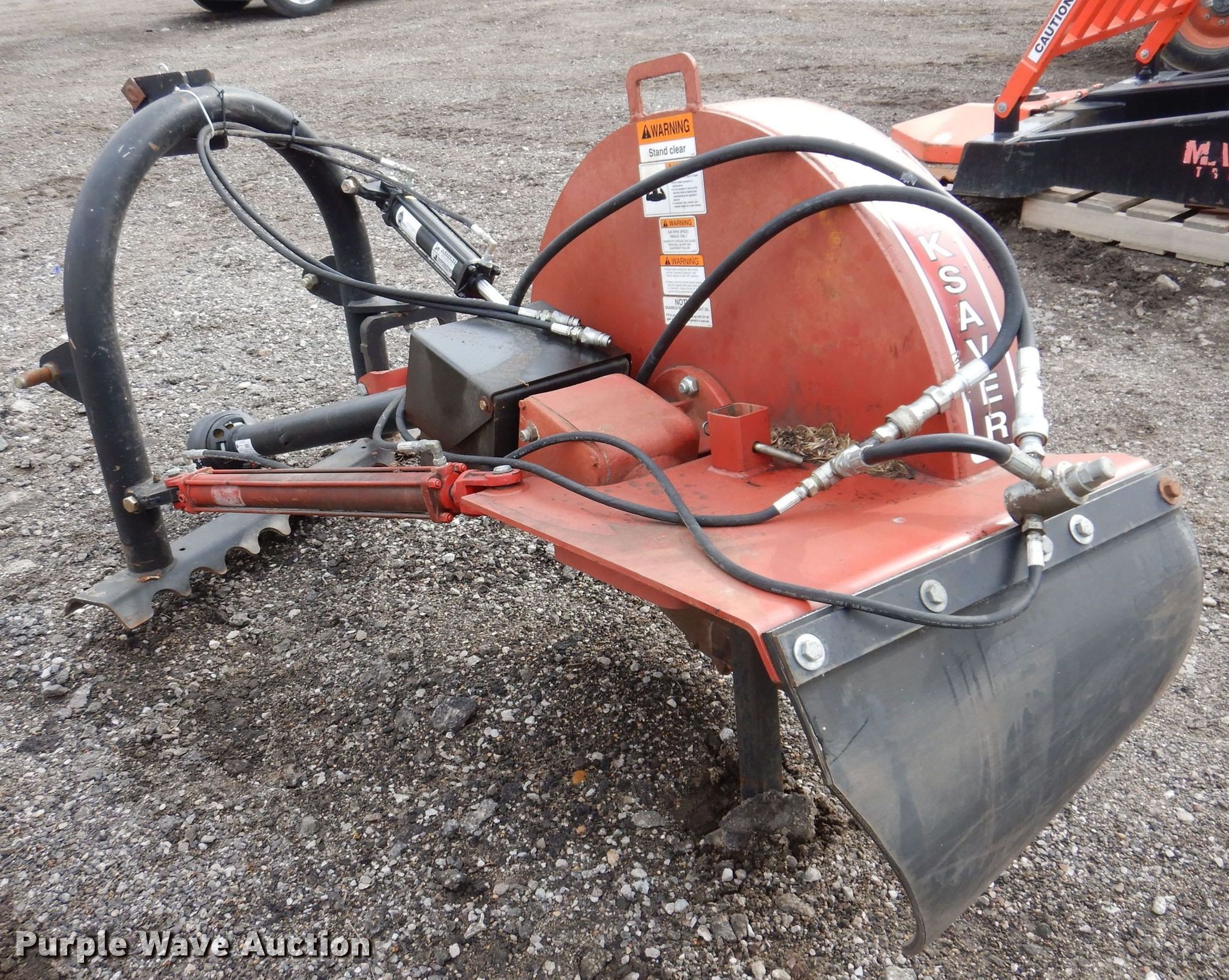 Worksaver stump grinder in Newton, IA | Item JH9885 sold | Purple Wave
