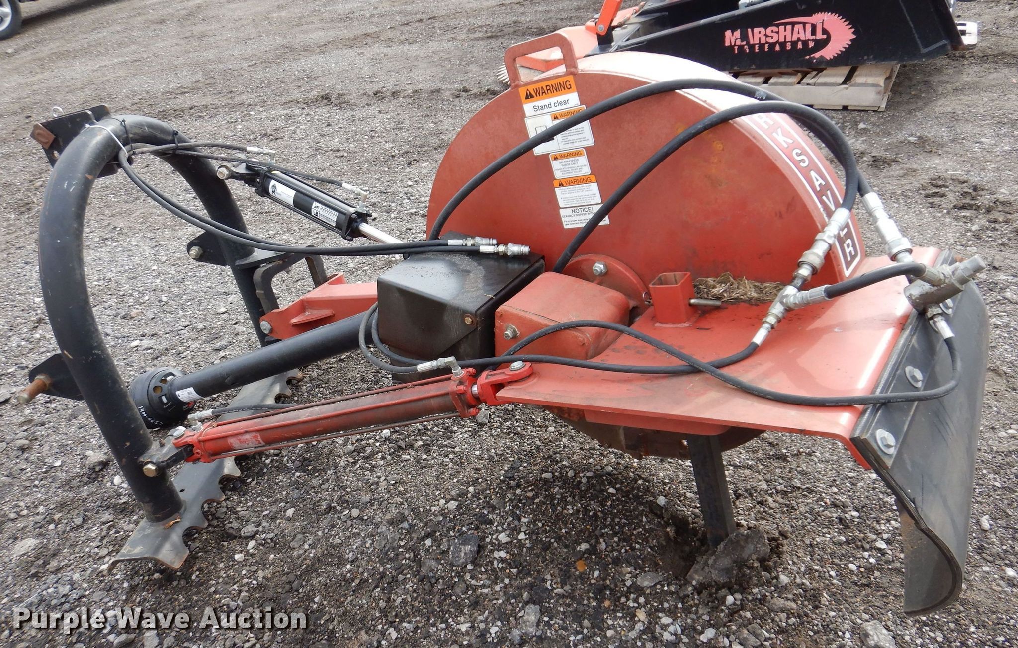 Worksaver stump grinder in Newton, IA | Item JH9885 sold | Purple Wave
