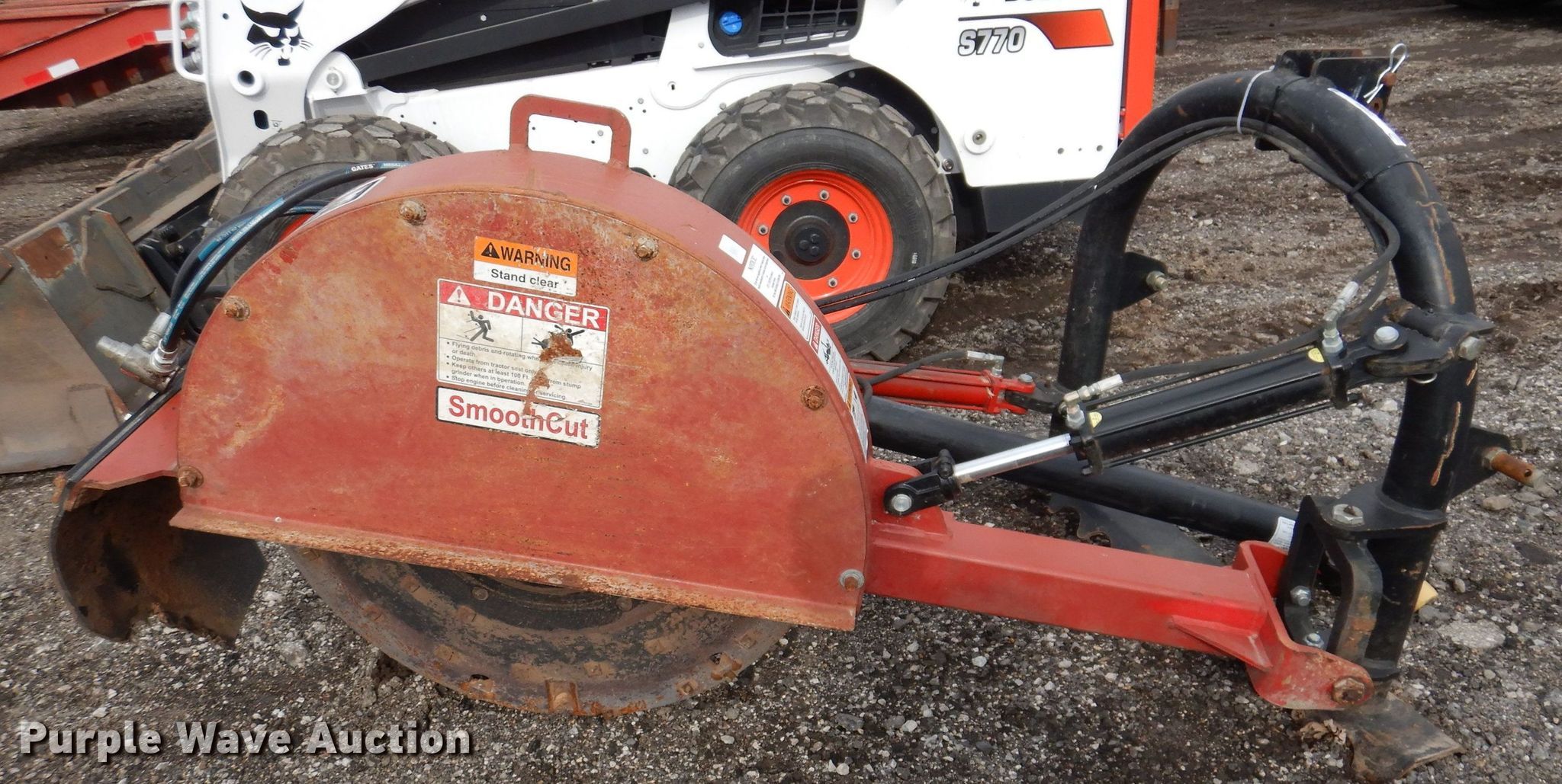 Worksaver stump grinder in Newton, IA | Item JH9885 sold | Purple Wave