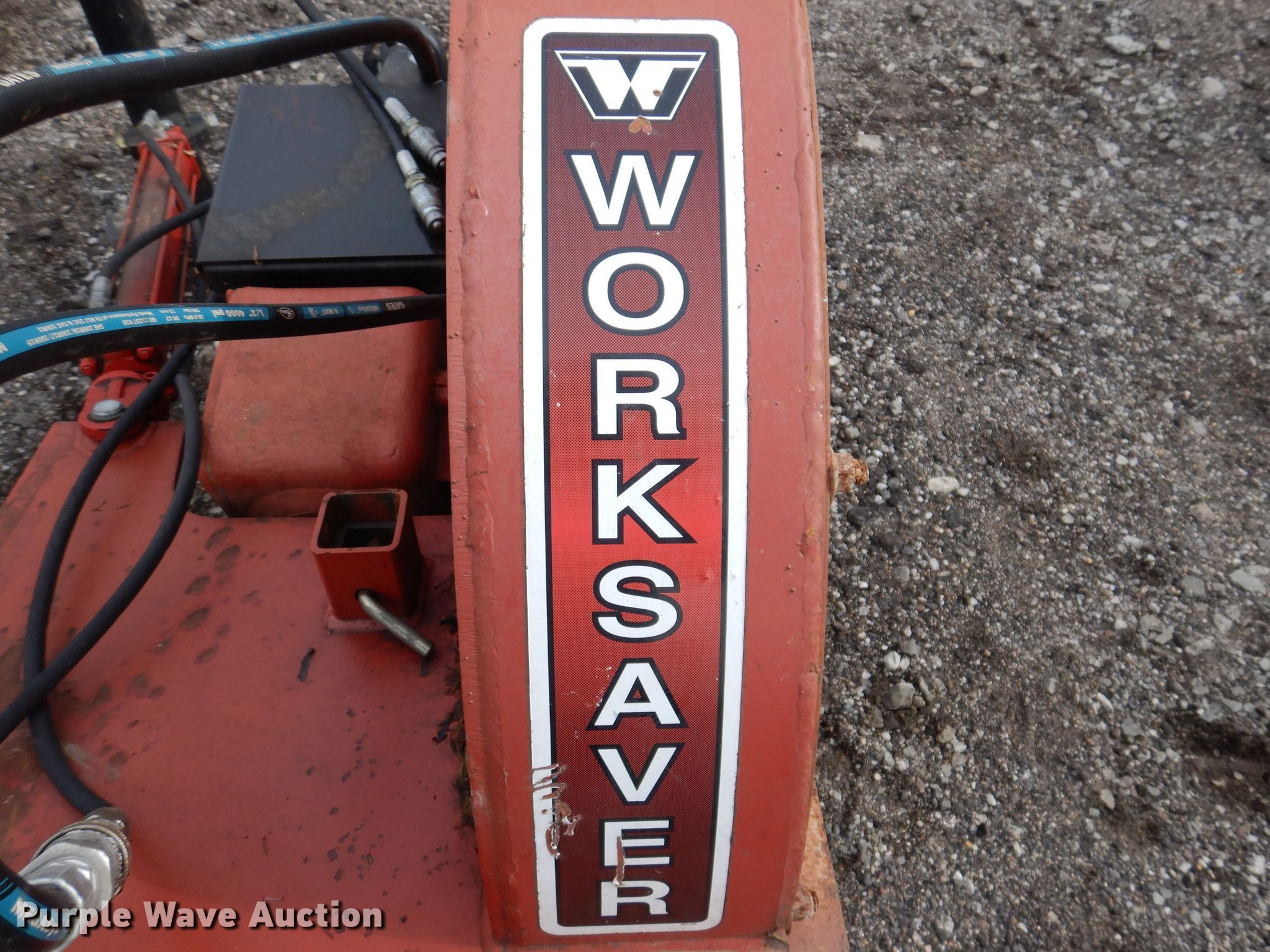 Worksaver stump grinder in Newton, IA | Item JH9885 sold | Purple Wave